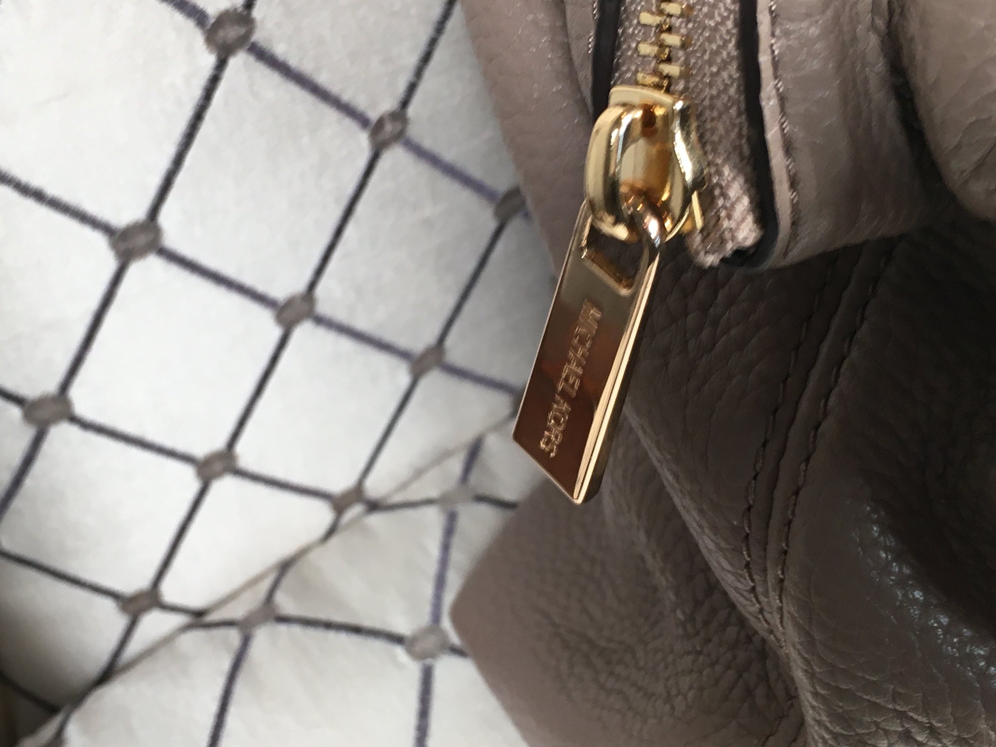 Brand New MICHAEL KORS Leather Handbag - $398 Price Tag - Style Name Is ...