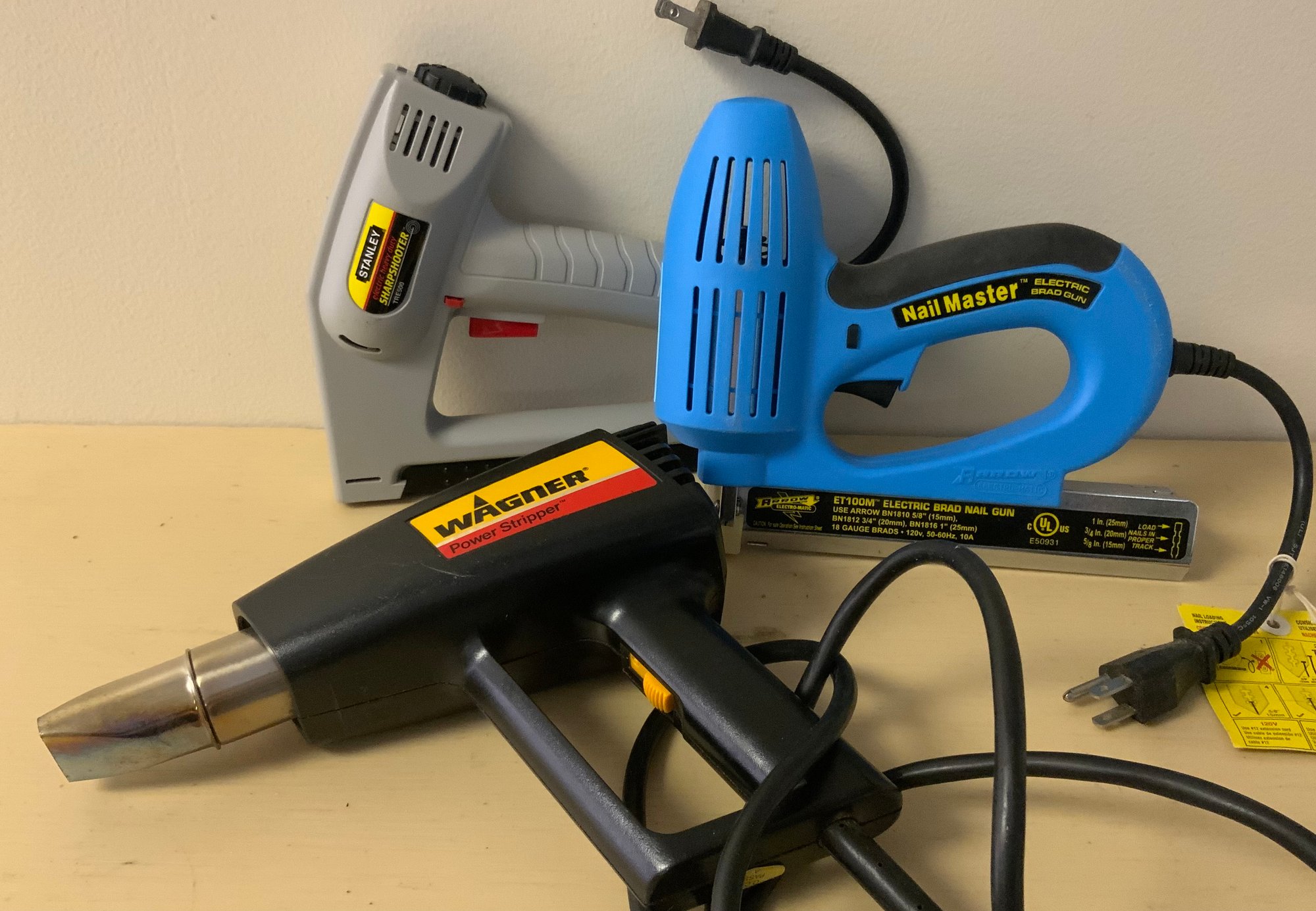 3 Power Tools ~ Nail Master Electric Gun, Wagner Power Stripper ...