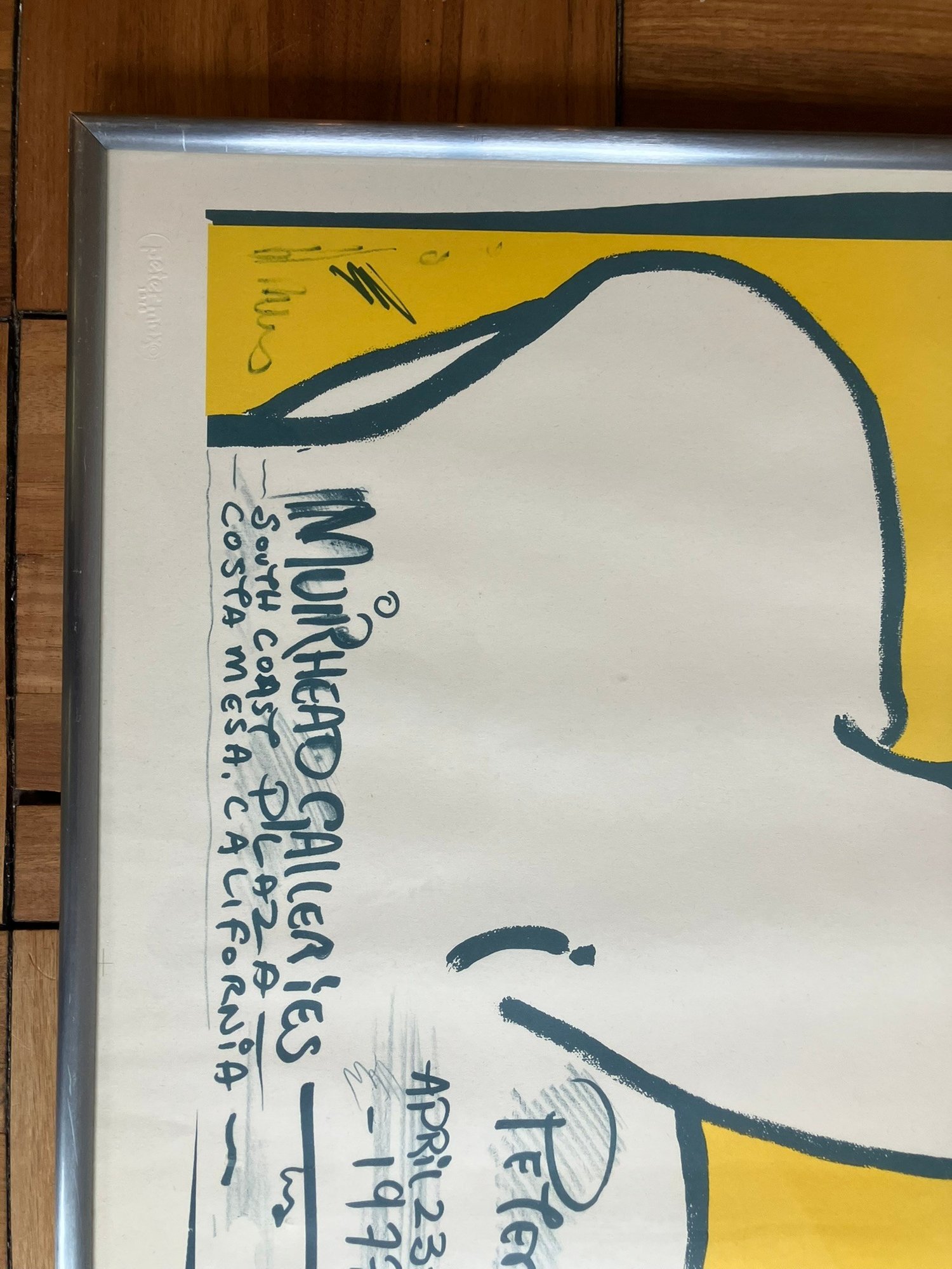 A Vintage 1977 Screen Print, Peter Max, Muirhead Galleries, Signed ...