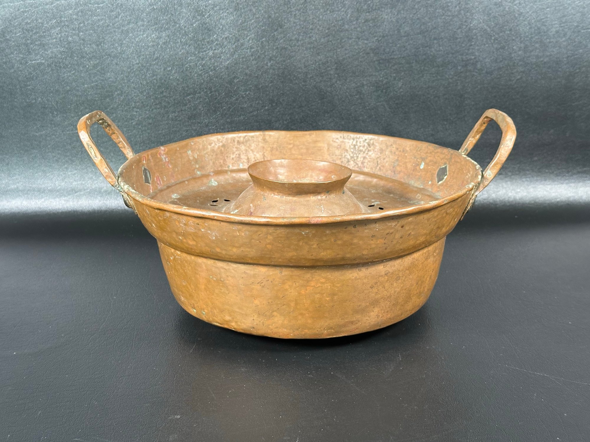 A Traditional Vintage Moroccan Hand-Washing Basin In Copper, Customary ...