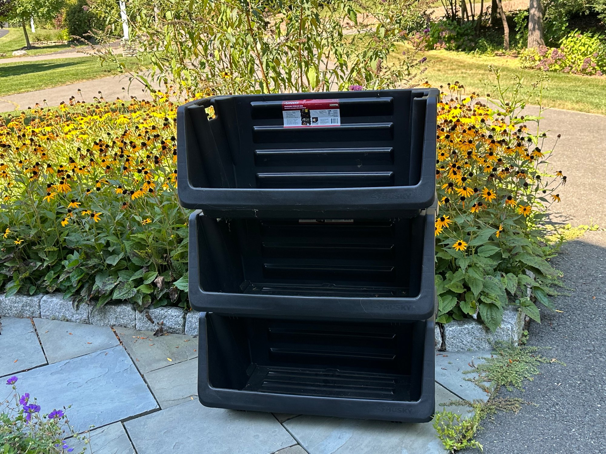 Husky Stackable Storage Bins #40801055 | Auctionninja.com