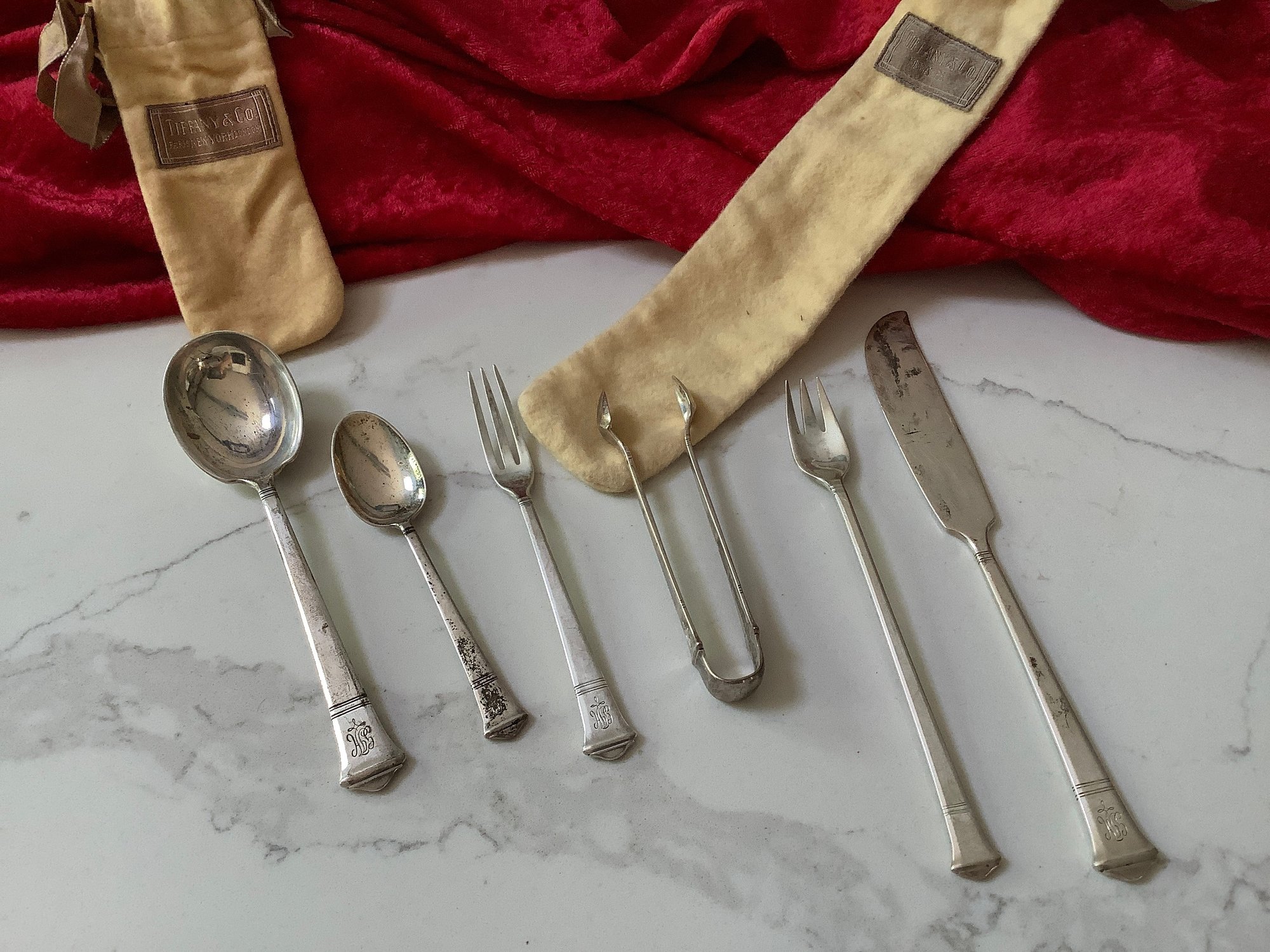 Tiffany & Co. Sterling Silver Mixed Utensils 168 Grams #2168019 ...