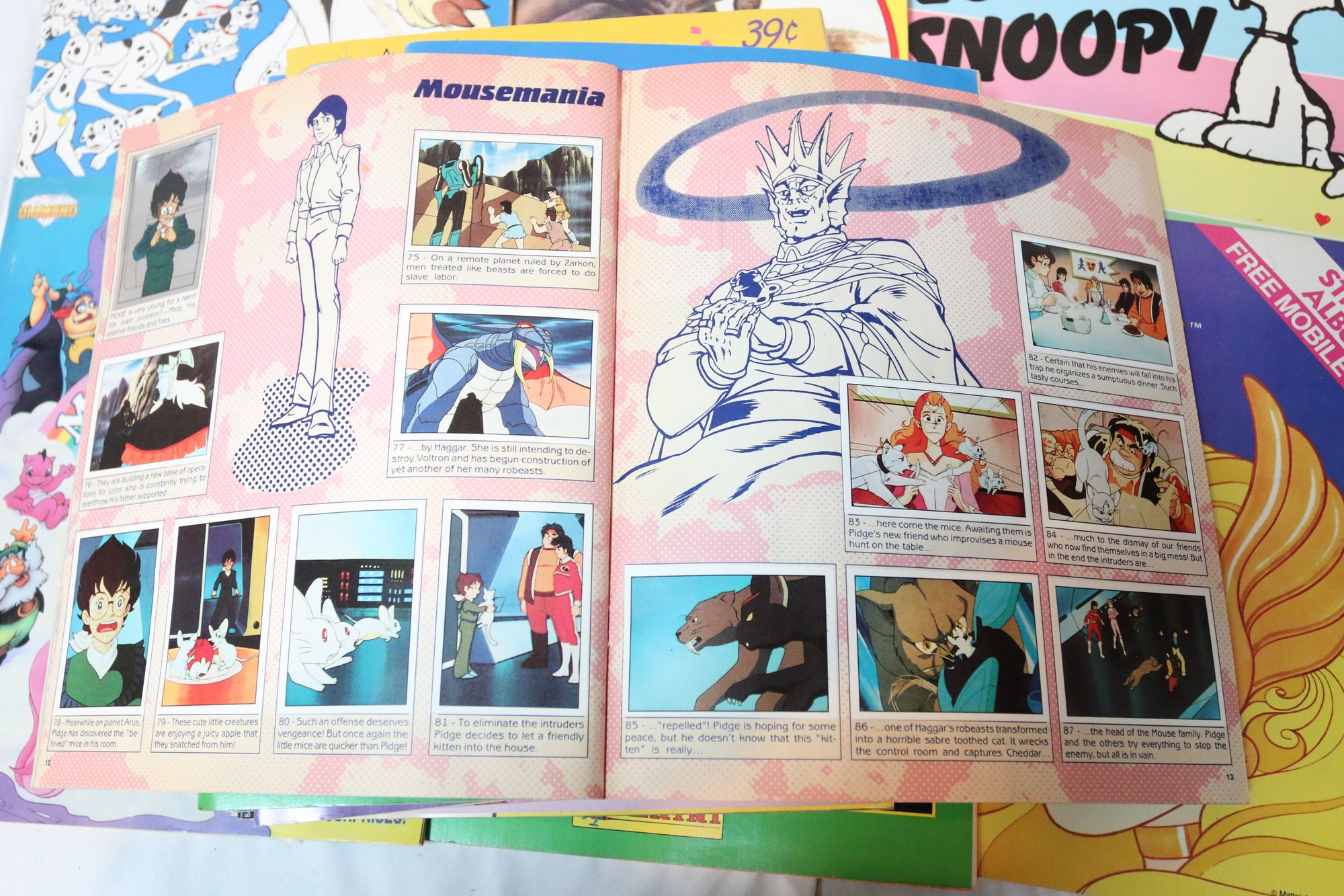Awesome Lot Of Vintage Sticker Books She-ra Voltron Thundercats And ...