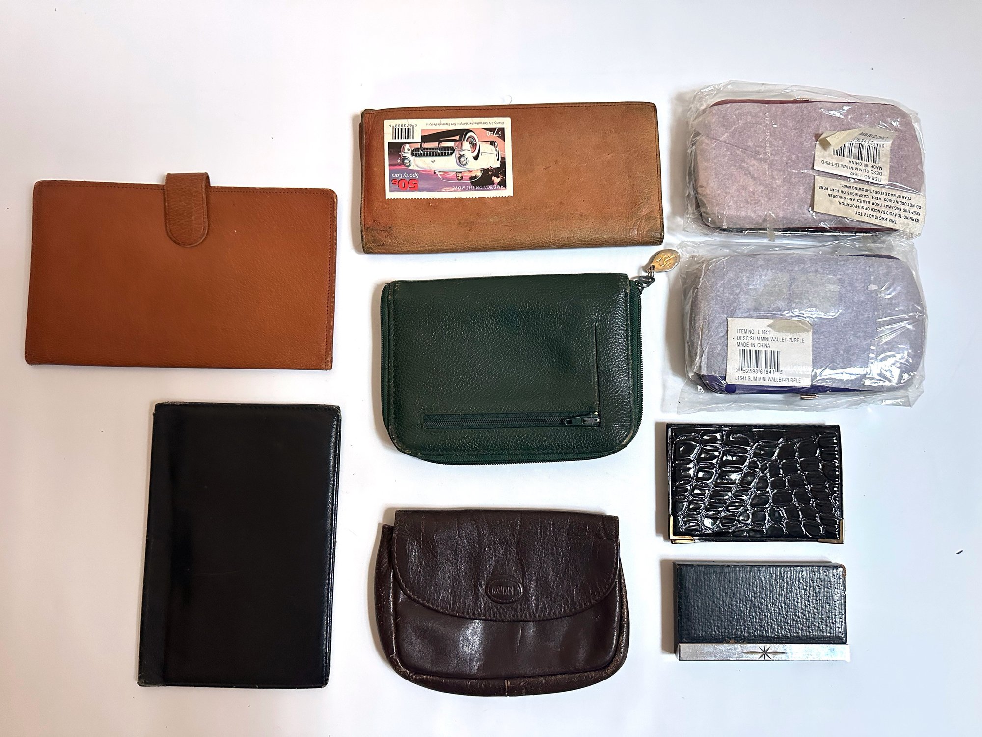 Over 20 Leather Wallets, Portfolios & Small Bags : Gucci, Carlos Falchi ...