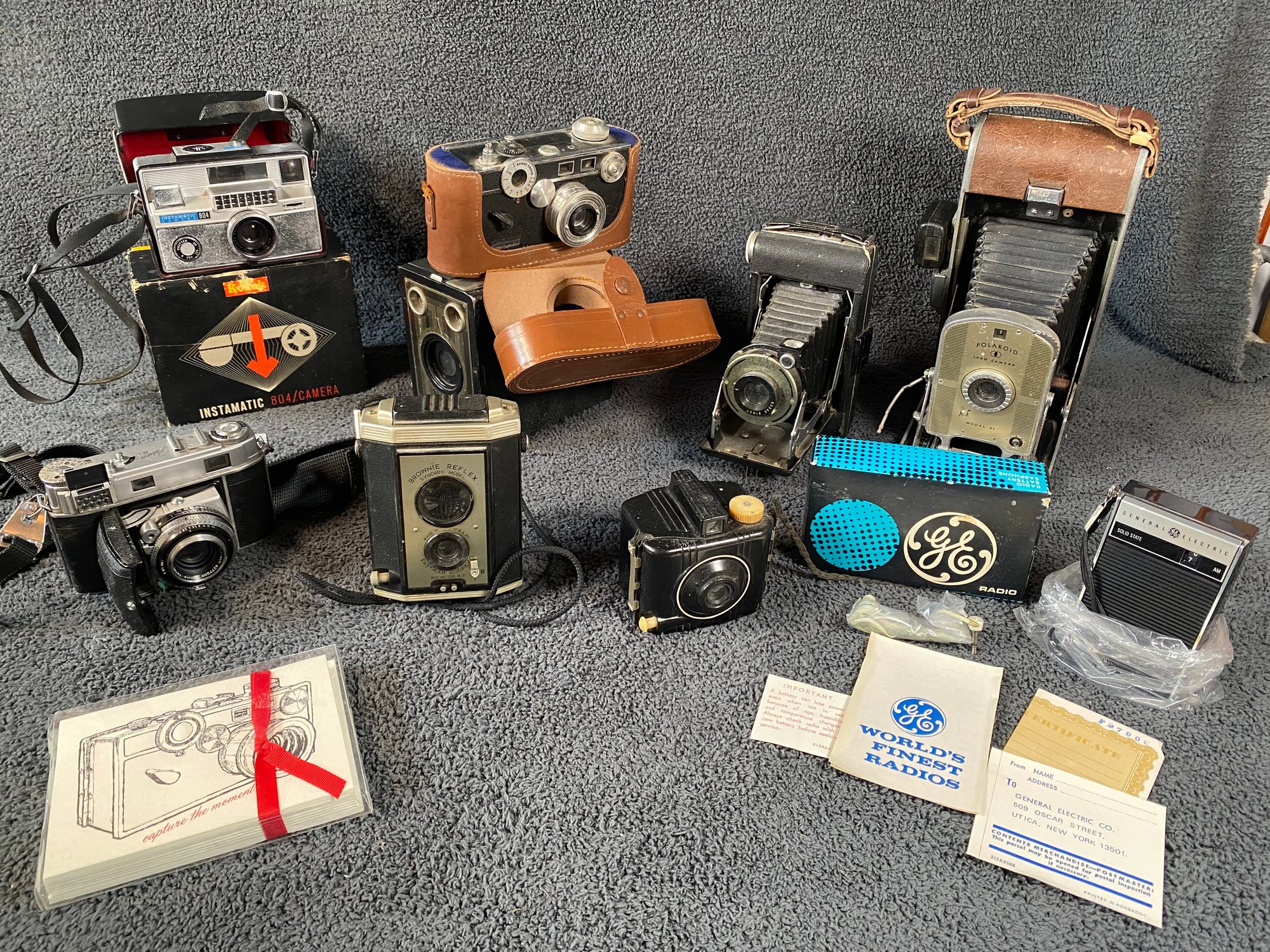 Camera Collection Vintage Argus Brick Retina 3C Kodak Brownie Dakon 6 ...