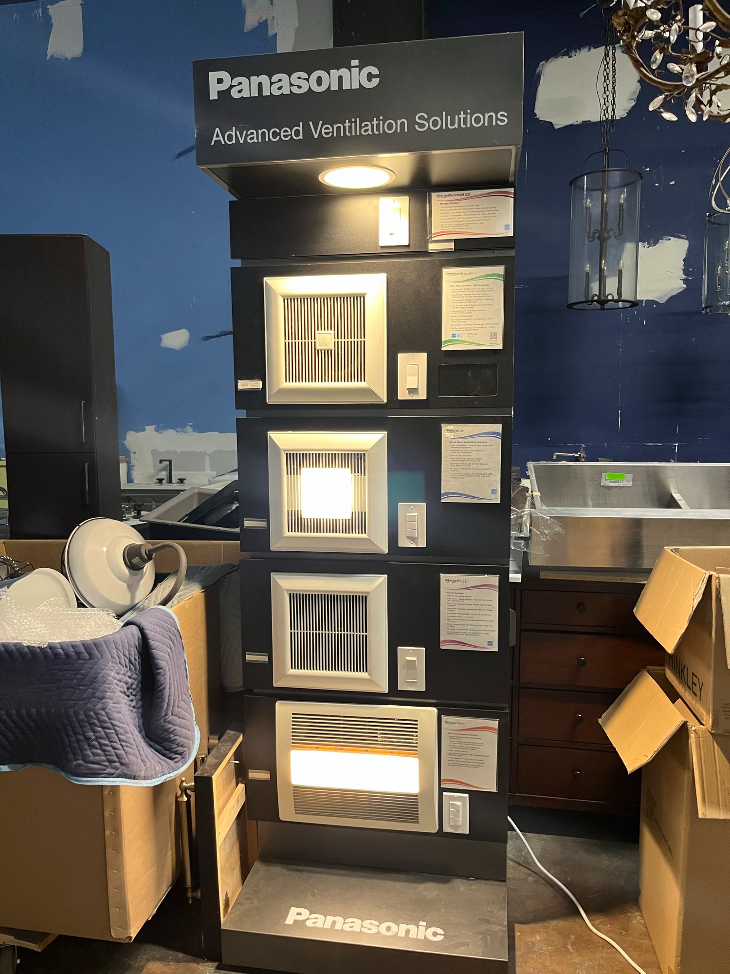 PANASONIC Advanced Ventilation Display Tower Multiple Fan Options ...