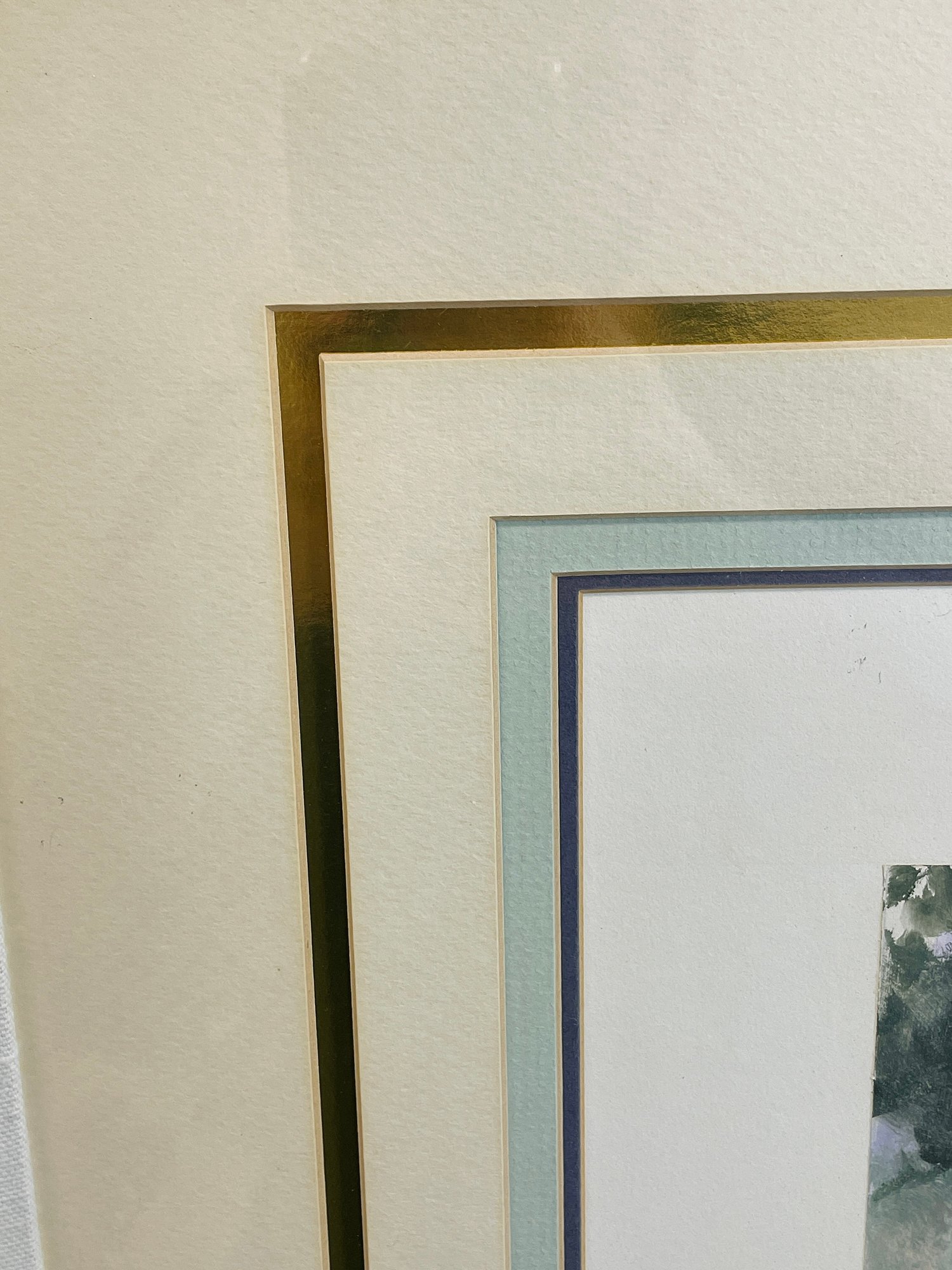 ELIZABETH HORNING, Oil On Paper, "Hollyhock Path", Gallery Framed ...