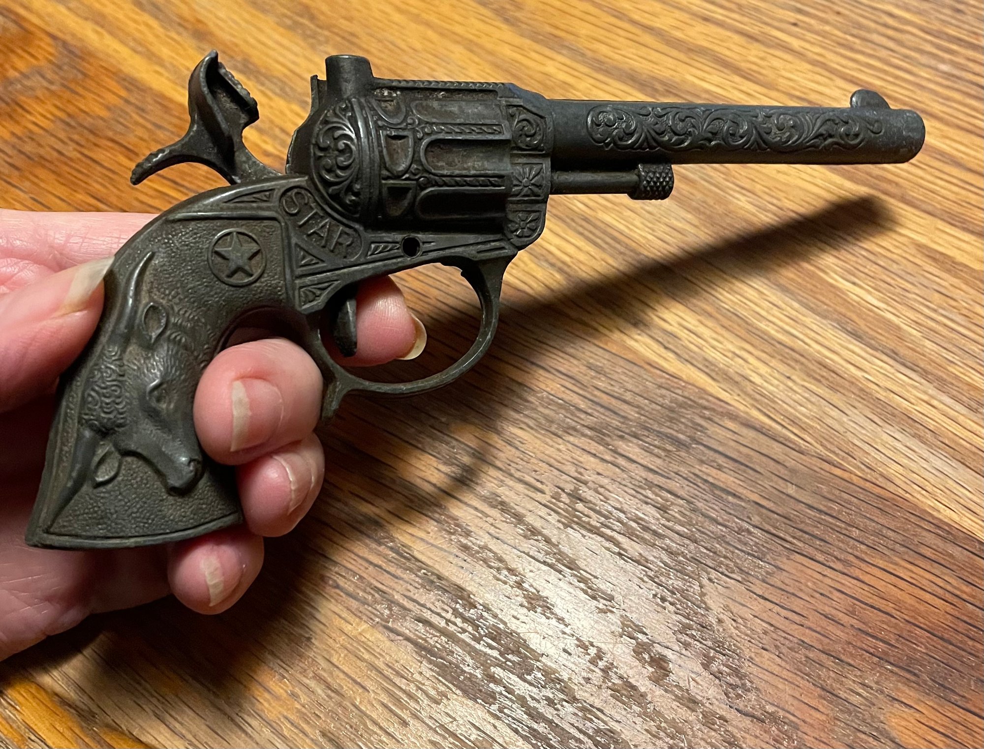 Vintage 1950s KILGORE STAR Toy Cap Gun - 7" Long #1945184 ...