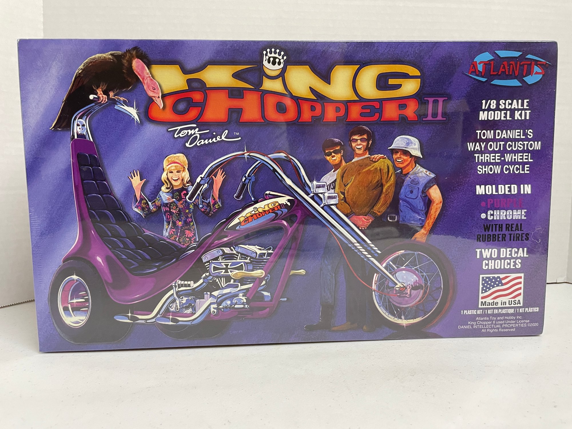 Atlantis, Tom Daniel King Chopper II 1/8 Scale Model Kit (#49) #1613104 ...