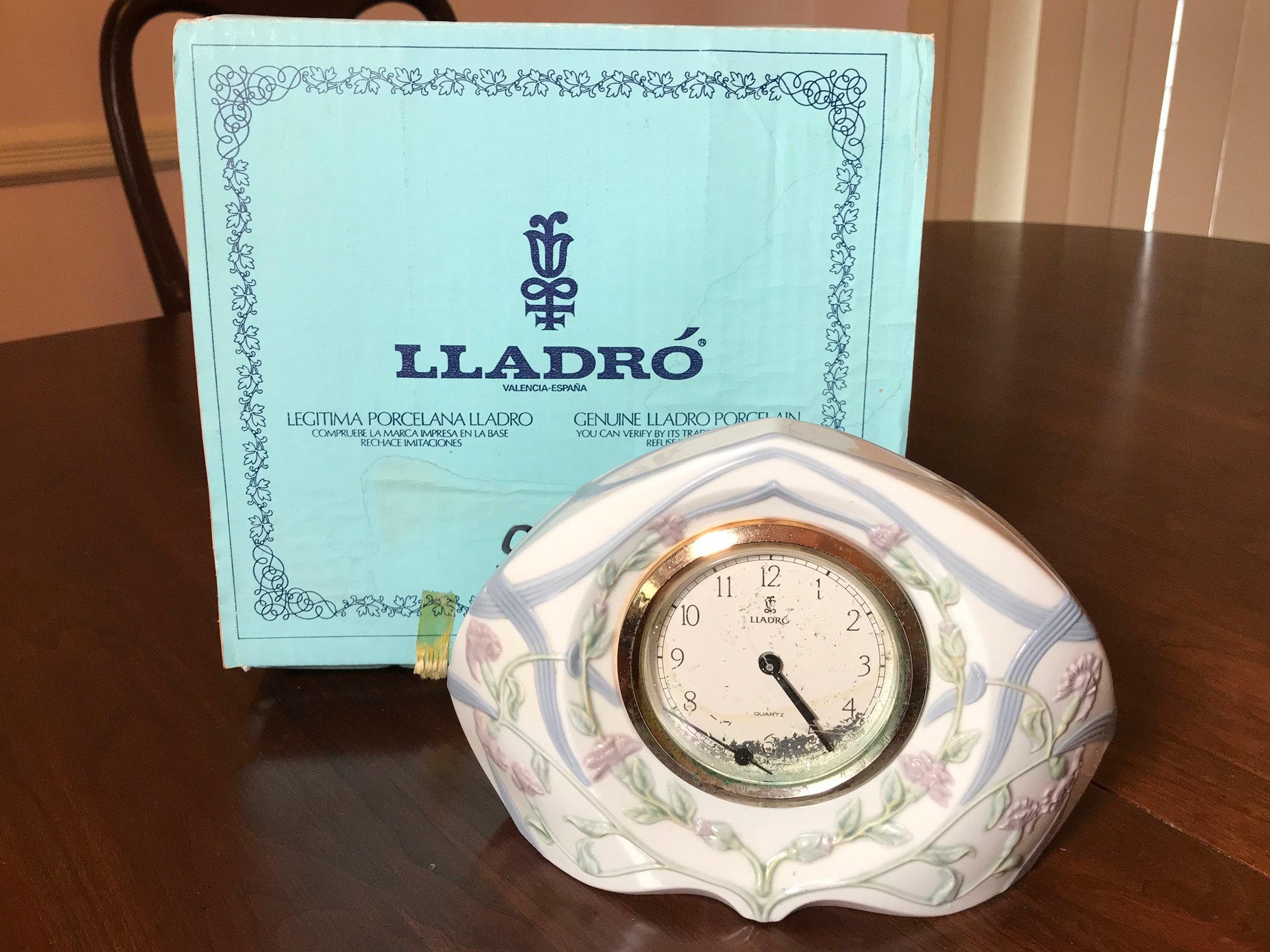 Rare / Retired LLADRO Vintage Clock - Needs Dial / Face Refinished ...