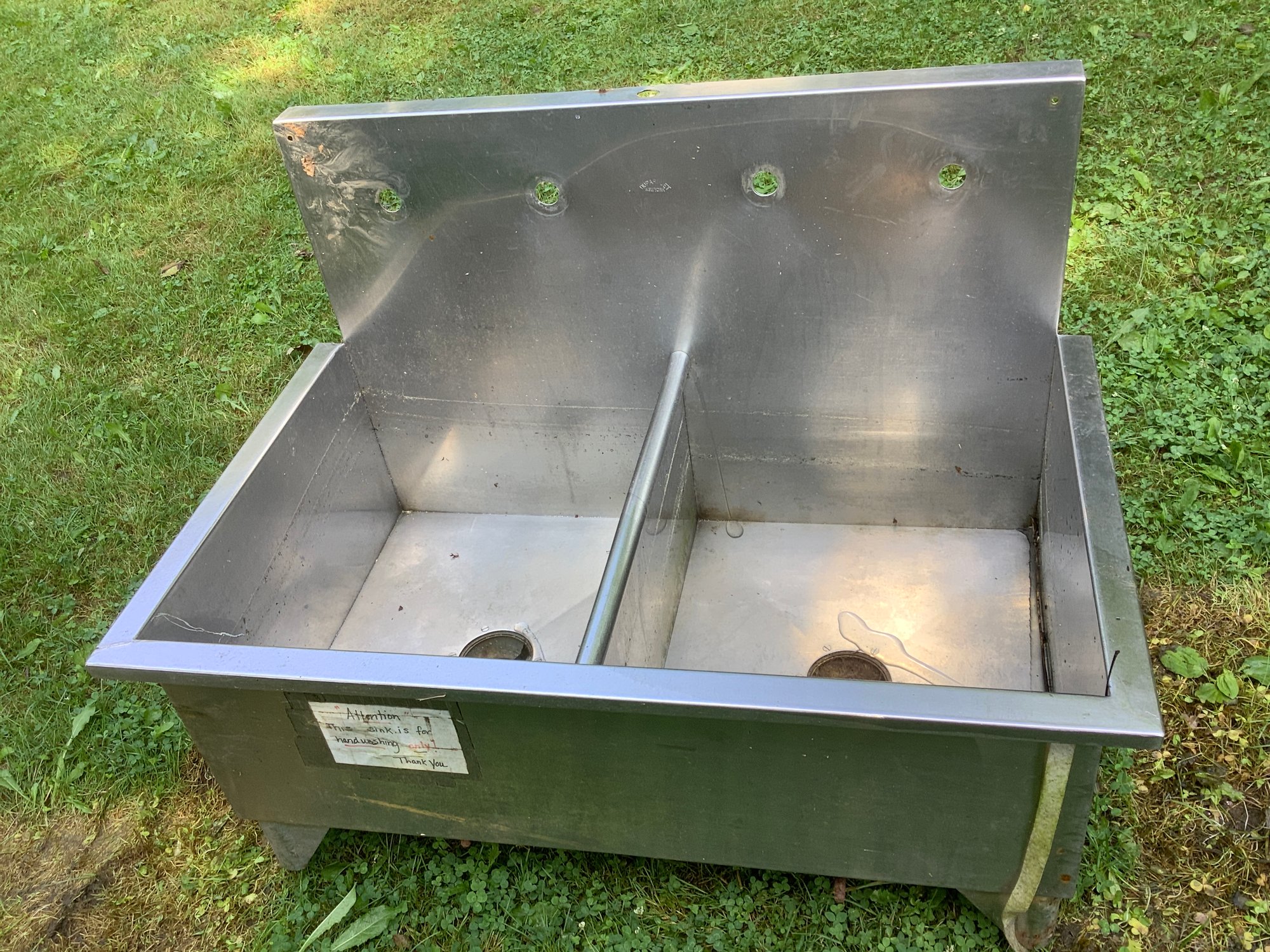 Commercial Double Basin Sink #1898077 | Auctionninja.com