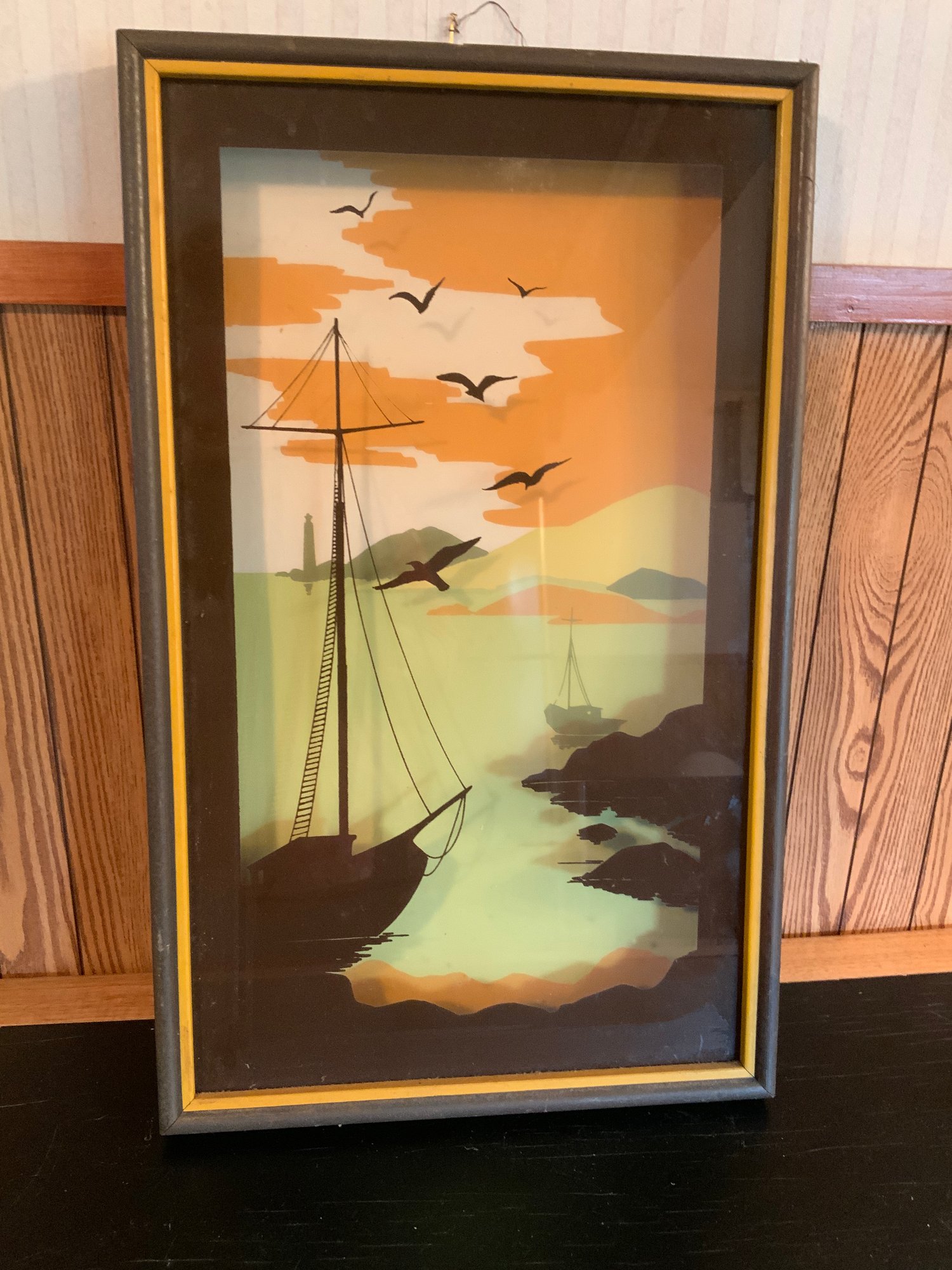 Vintage Shadow Box Art #1853522 | Auctionninja.com