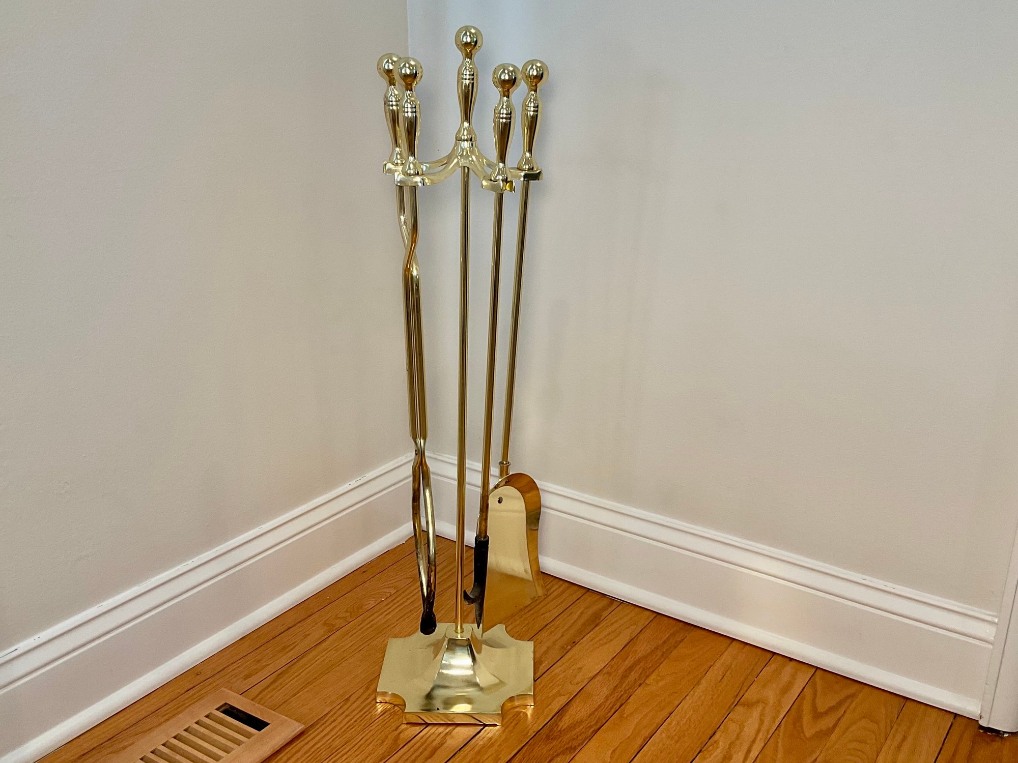 Contemporary Brass Fire Tools #40825551 | Auctionninja.com