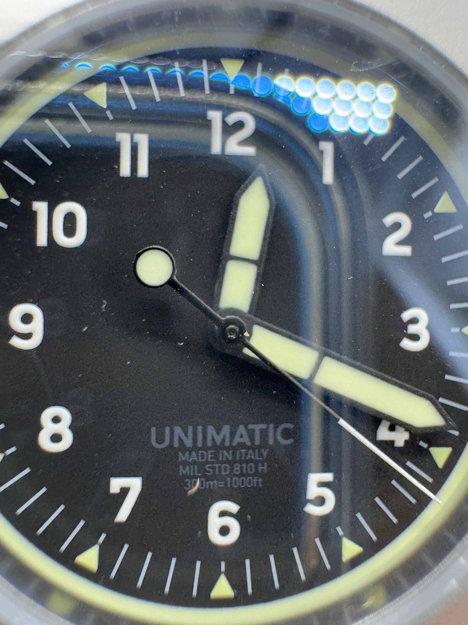Italian Unimatic UT4-B 300M Water Resistant - MIL STD 810H W/ Sapphire ...