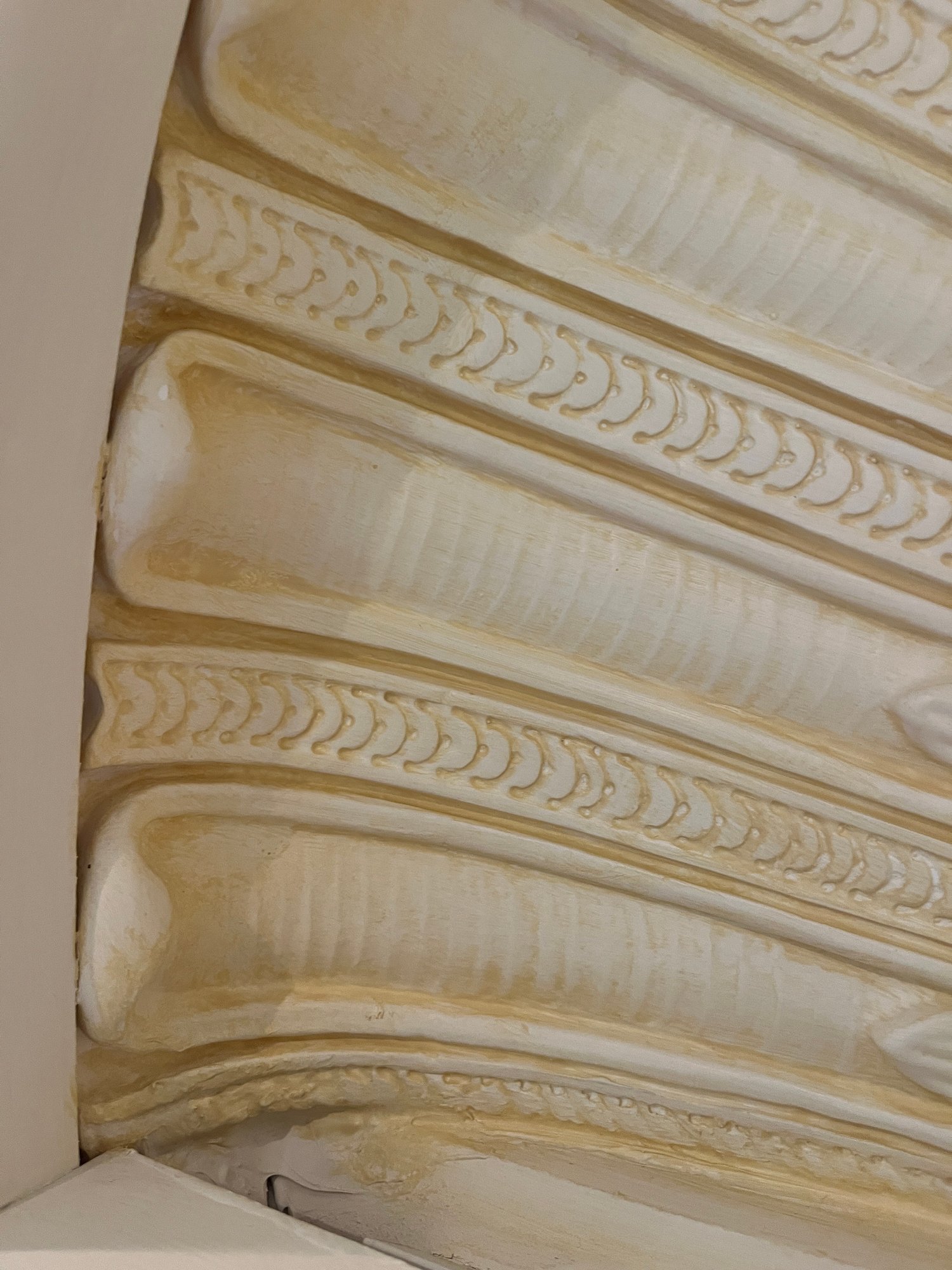 A Group Of 3 Scallop Shell Plaster Decorative Medallions #40850732 | Auctionninja.com