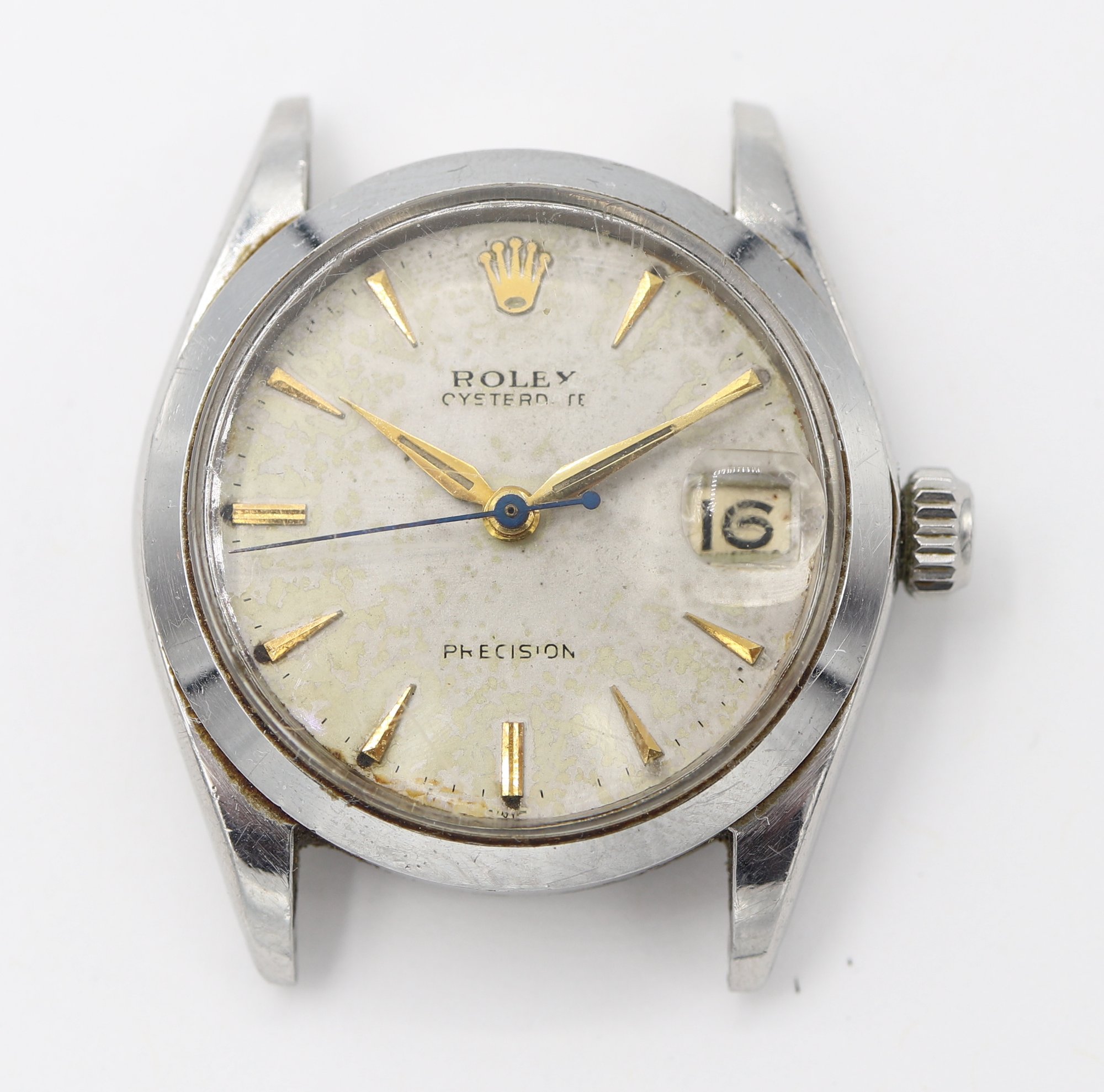 1950s Rolex Oyster Date Precision Wrist Watch #2079216 | Auctionninja.com