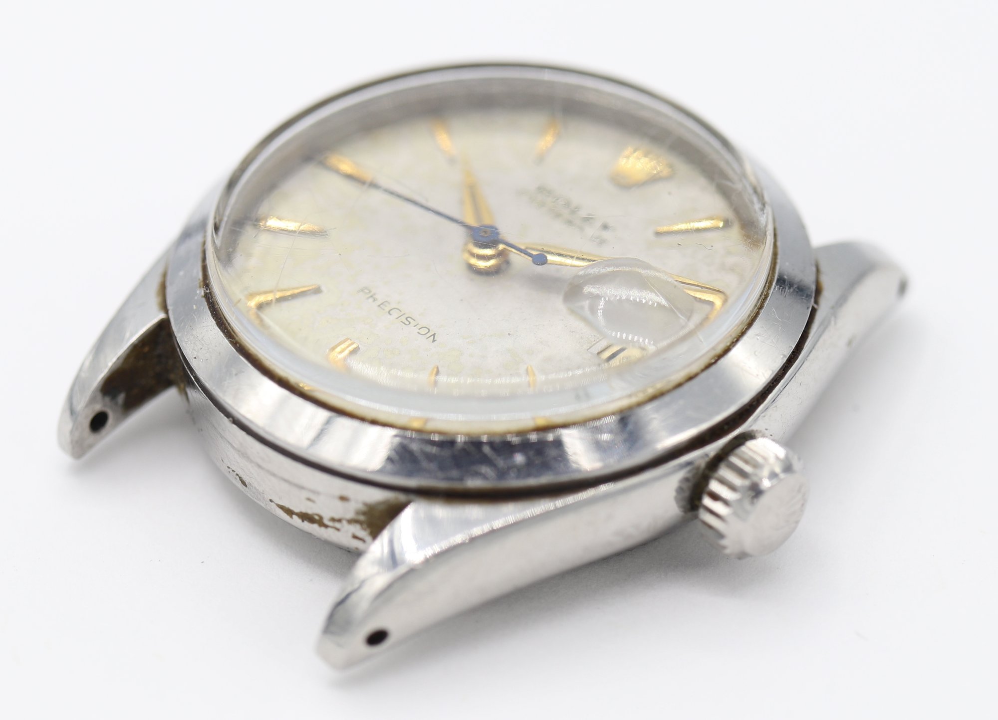 1950s Rolex Oyster Date Precision Wrist Watch #2079216 | Auctionninja.com