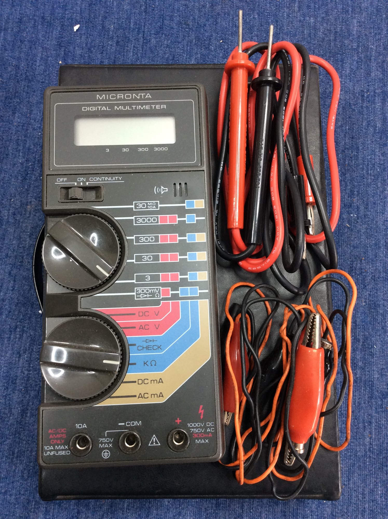 MICRONTA 22 185A DIGITAL MULTIMETER #1934979 | Auctionninja.com
