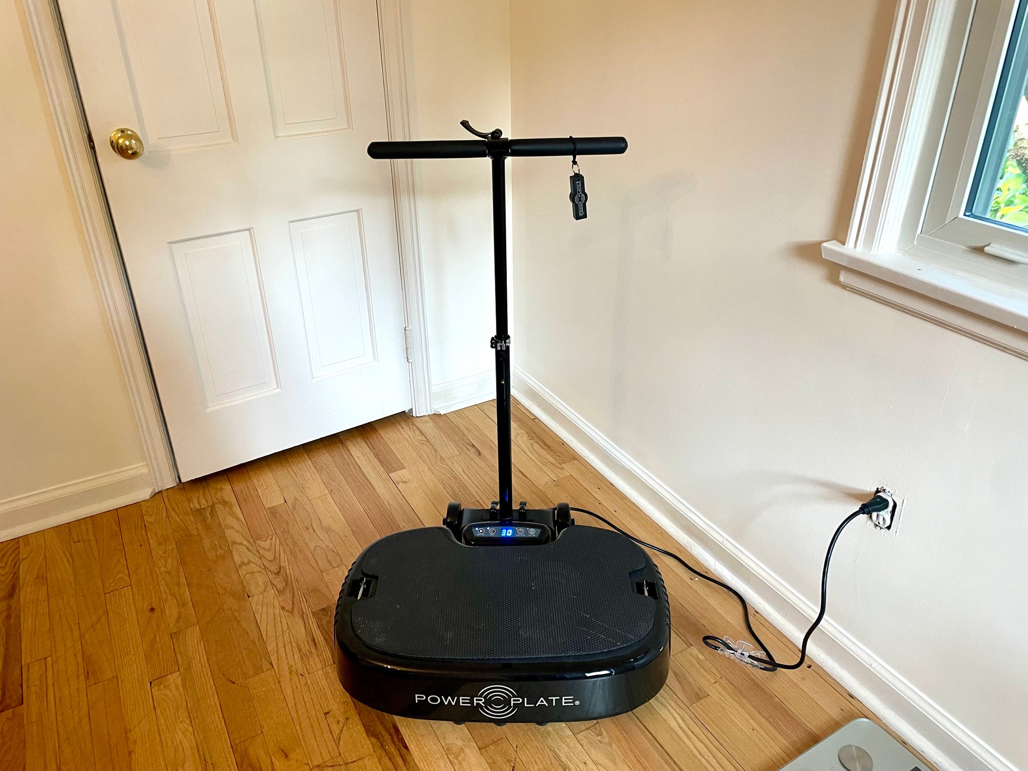 Personal Power Plate Vibrating Exercise Machine With Stability Bar ...