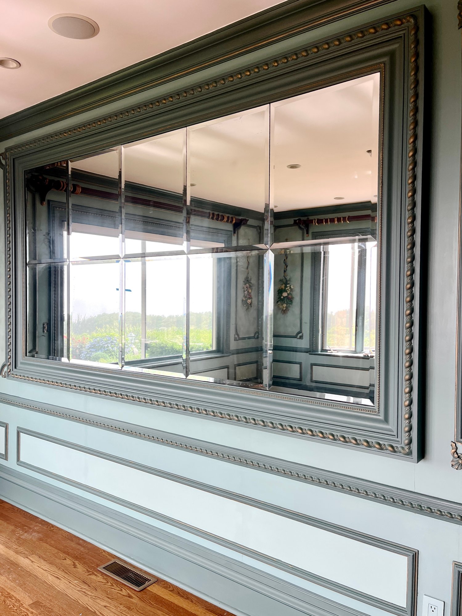 A Complete Room Of Ornate Millwork - Trim - Crown - Mirror - Etc ...