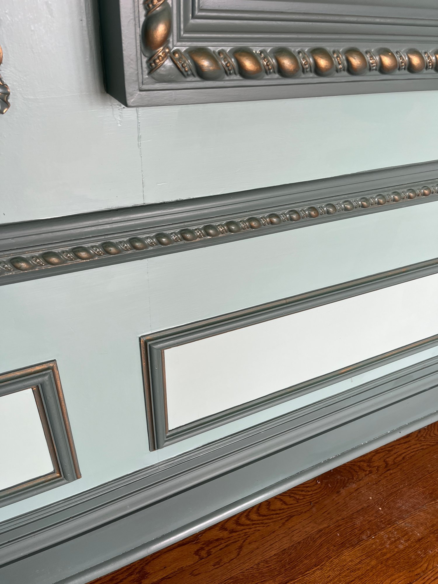 A Complete Room Of Ornate Millwork - Trim - Crown - Mirror - Etc ...