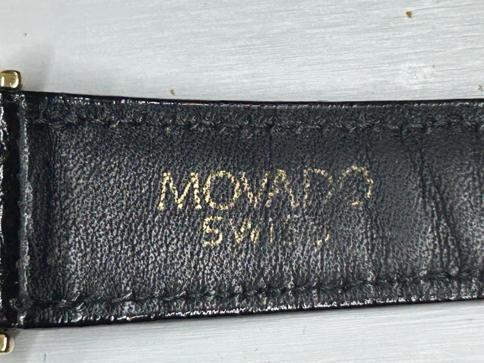 Luxury Men's MOVADO MUSEUM With Real Sapphire Crown- In Box With ...