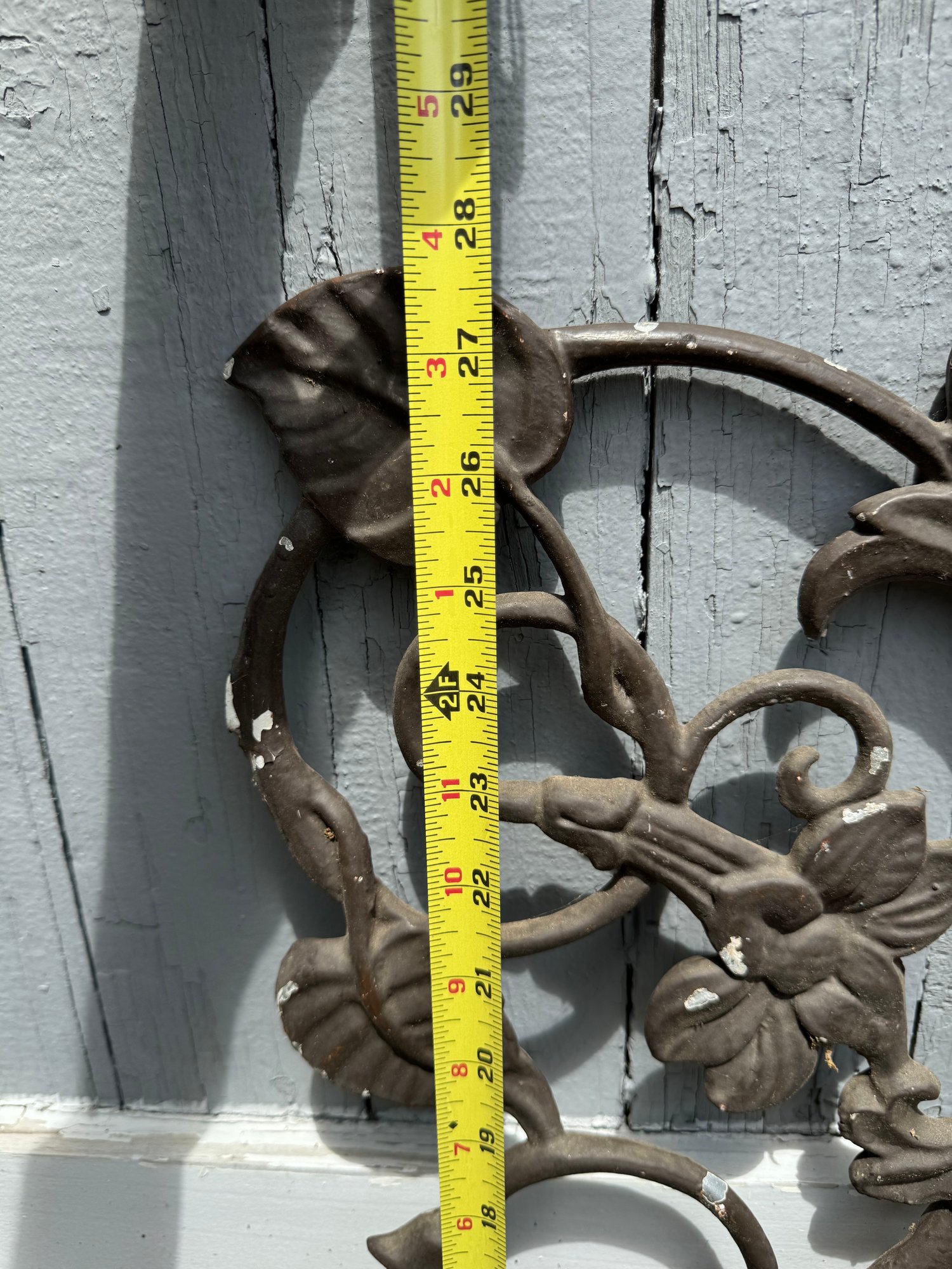 Vintage Cast Aluminum Decorative Flower & Vine Displays #1909533 ...