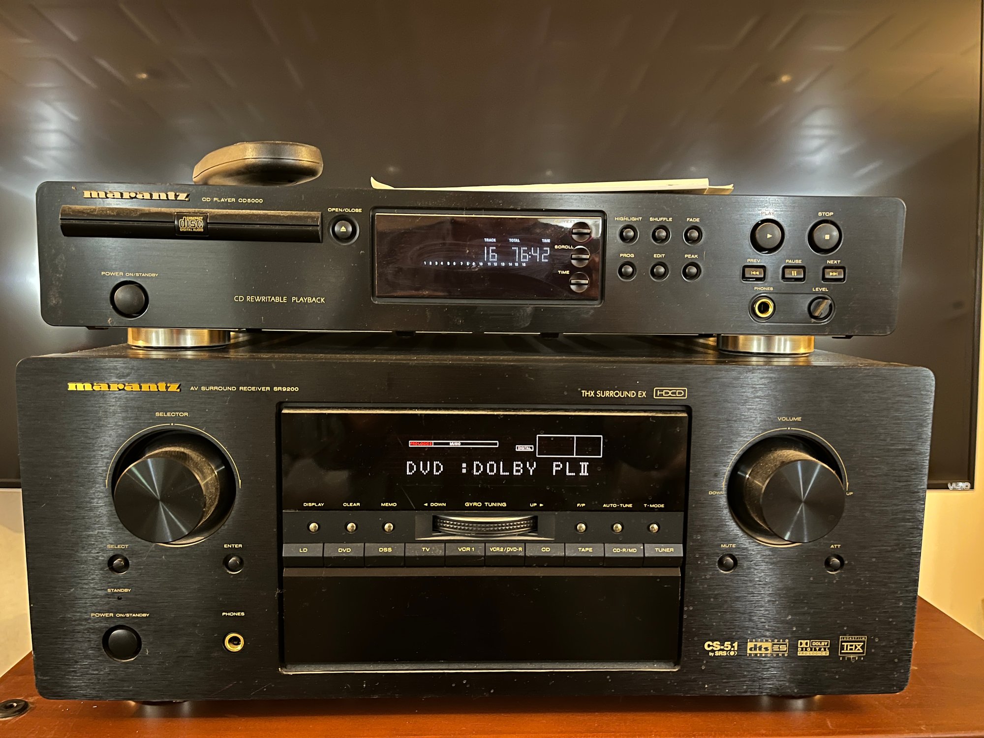 A Marantz AV Surround Receiver - SR9200 & Marantz CD Player CD5000 ...