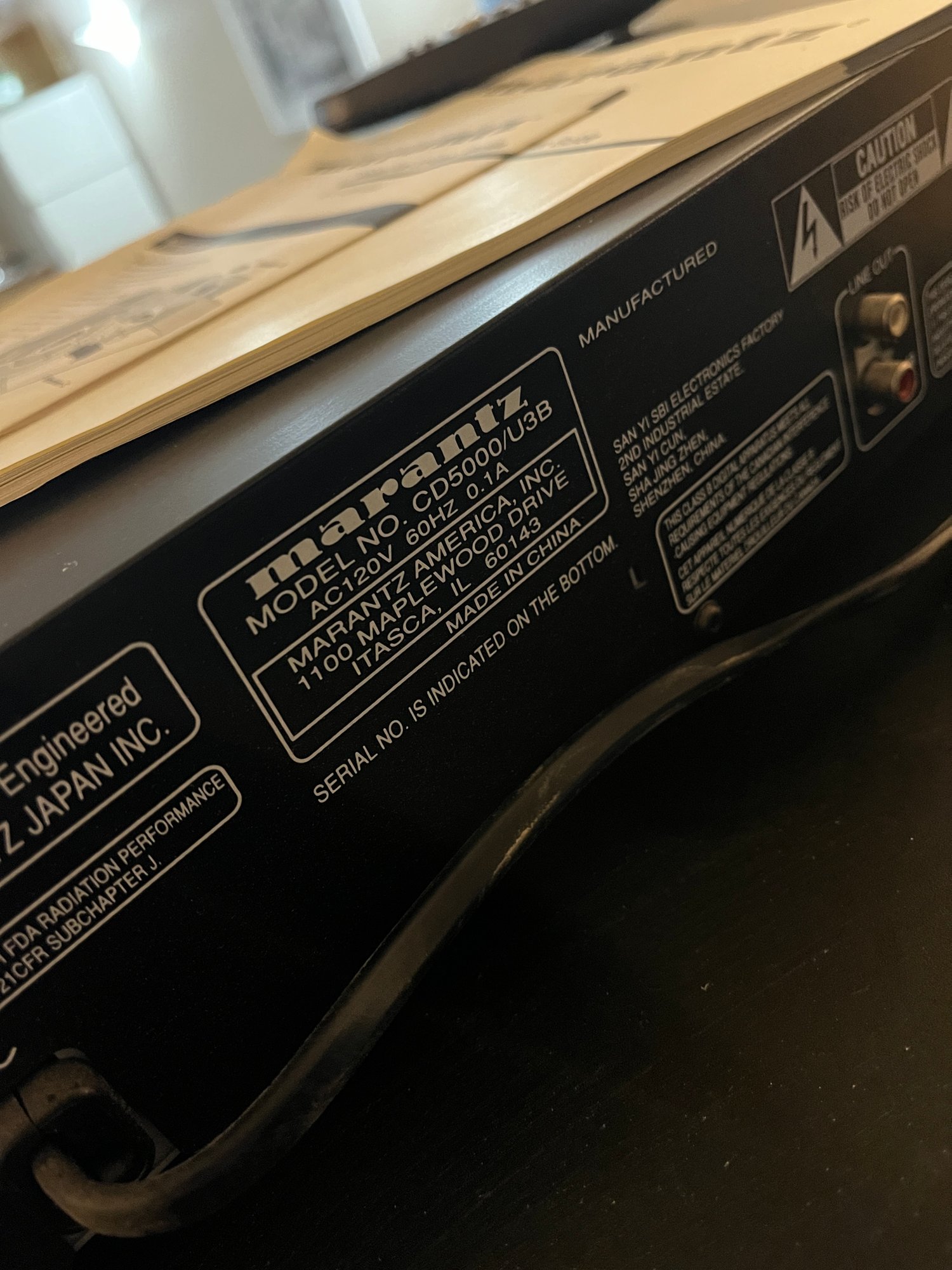 A Marantz AV Surround Receiver - SR9200 & Marantz CD Player CD5000 ...