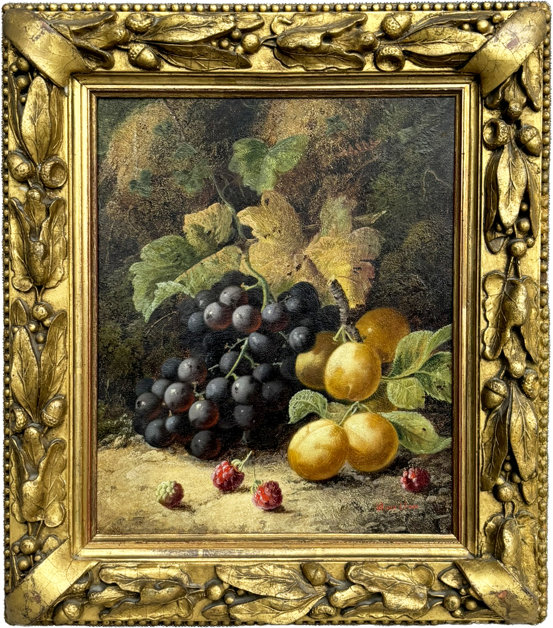 A Vintage Still Life On Board Giclee Print IN Antique Gilt And Plaster ...