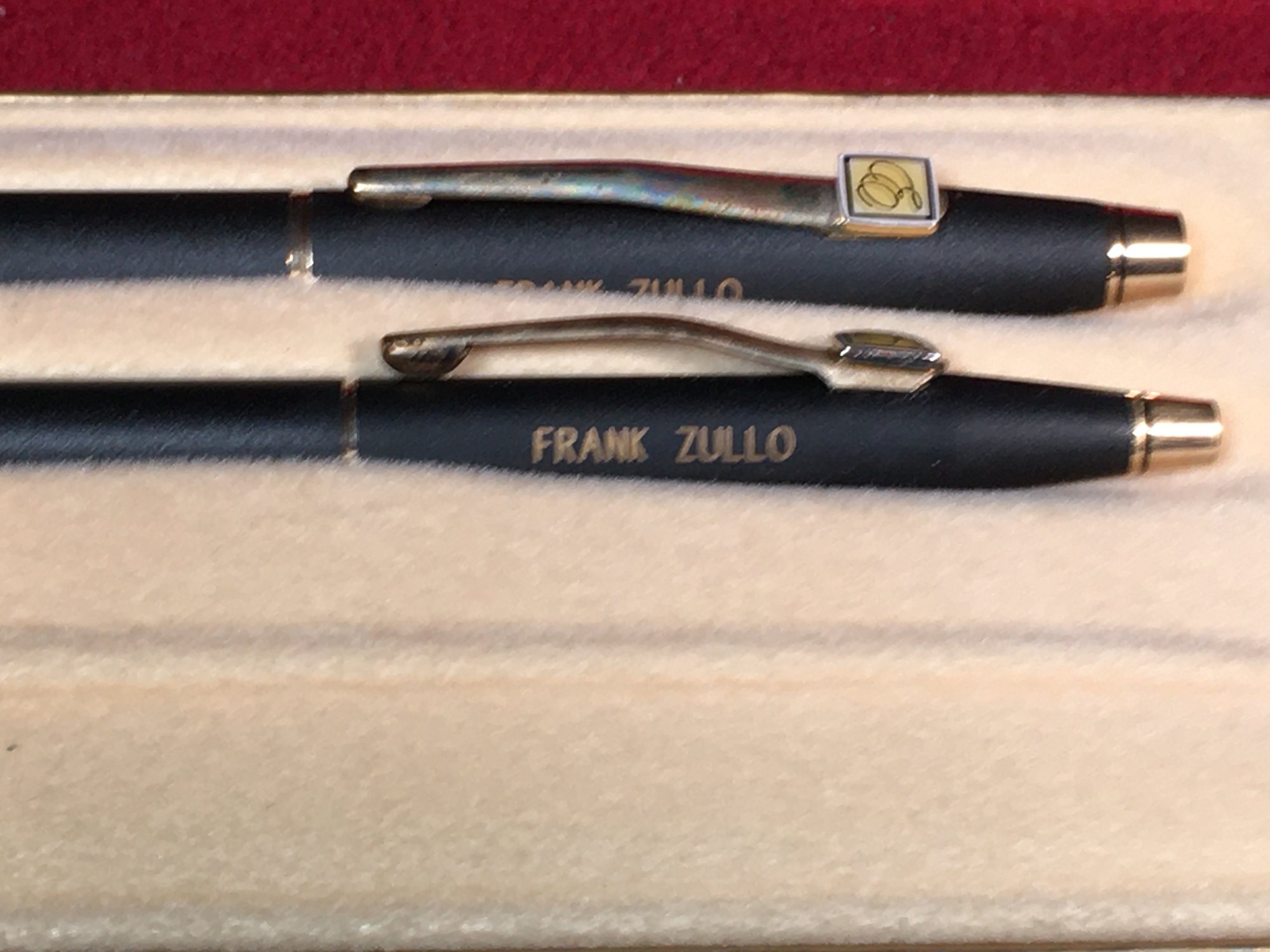 Lot Of Unused CROSS Pens - All Are Marked FRANK ZULLO As Far As We Can ...