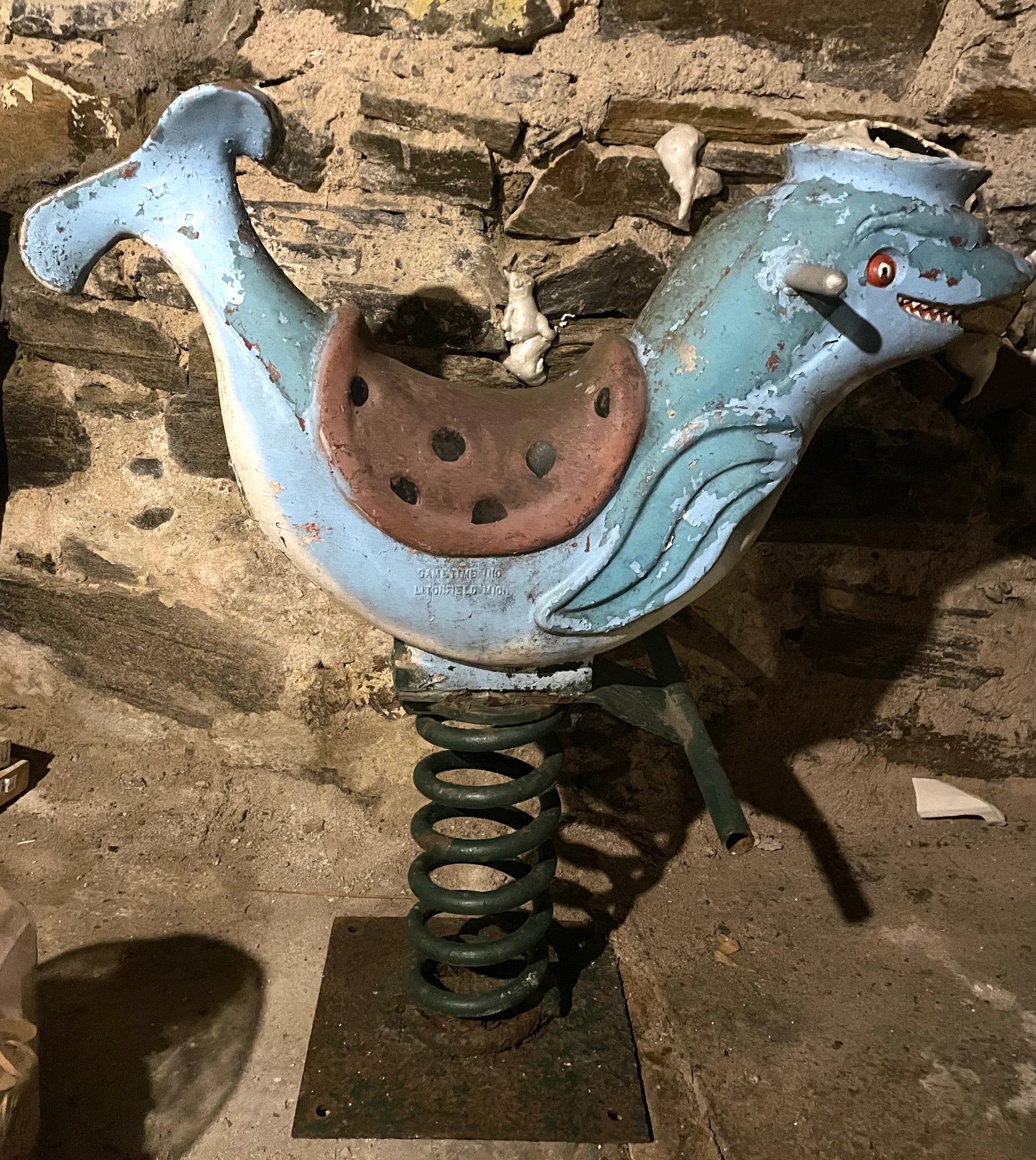 Vintage Dolphin Playground Spring Ride #1952907 | Auctionninja.com