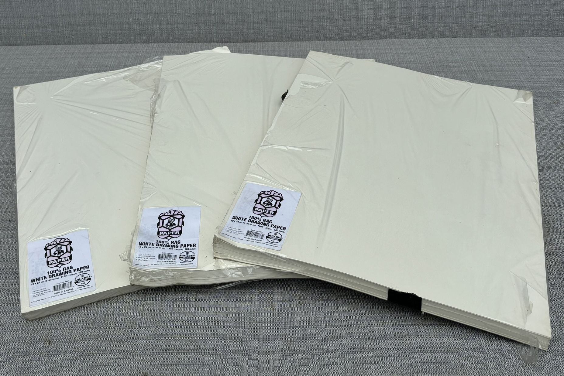 Hundreds Of Sheets Of Aquabee Drawing Paper #1955554 | Auctionninja.com