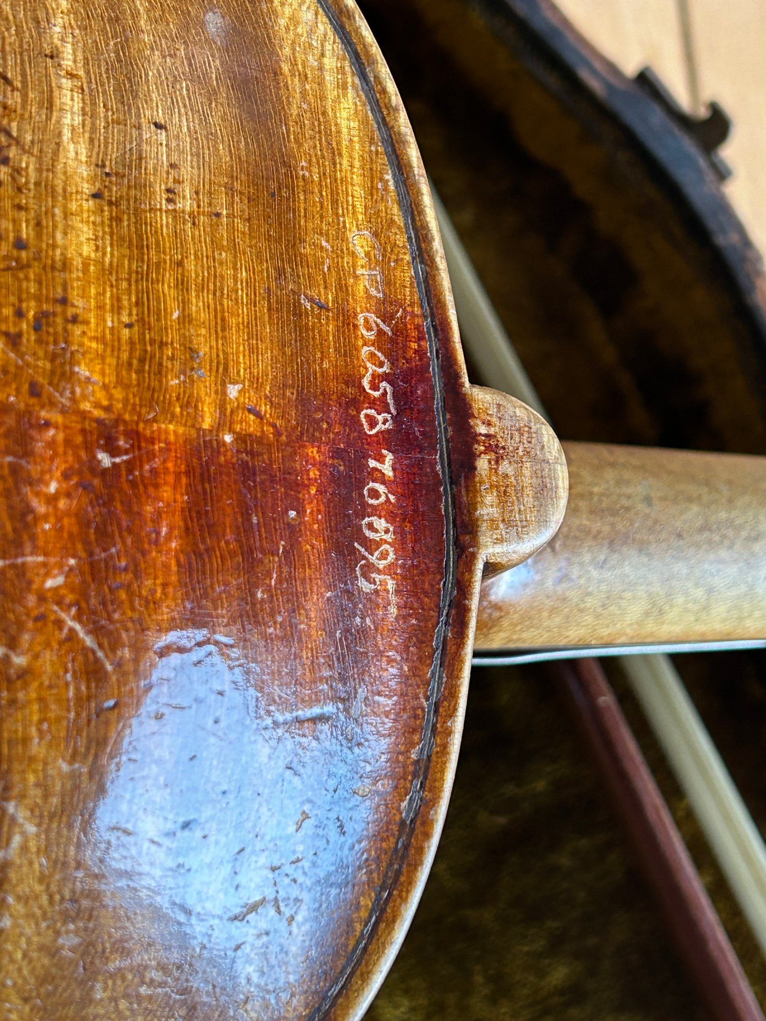 Antique Signed JACOBUS STAINER Violin In Case With Bow- 3rd Party ...