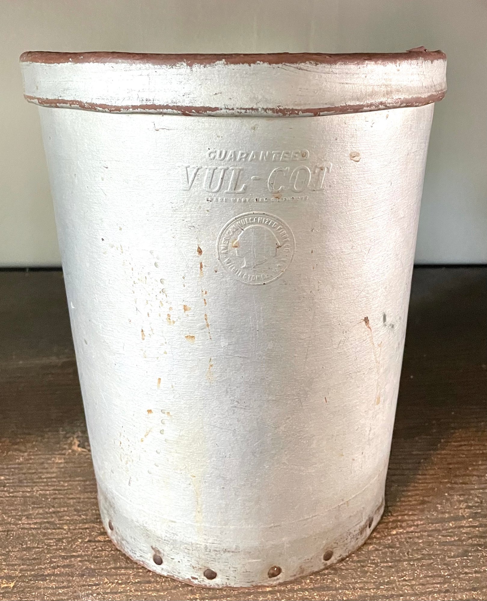 Vintage 1920s Industrial Antique Vul-Cot Vulcanized Office Factory Desk ...