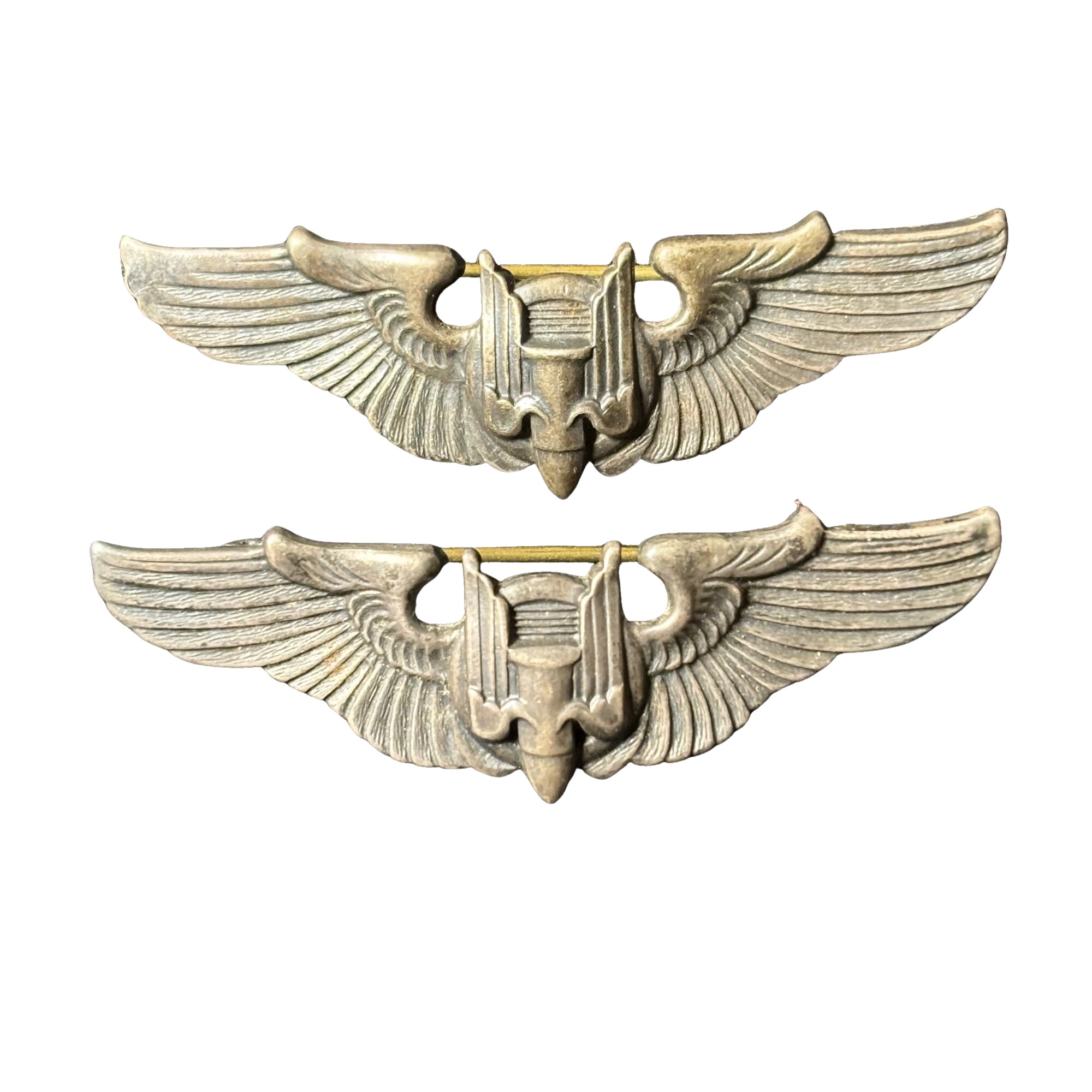 Pair 2 US Army Air Force Gunner Wings Sterling Bombardier #2009675 ...