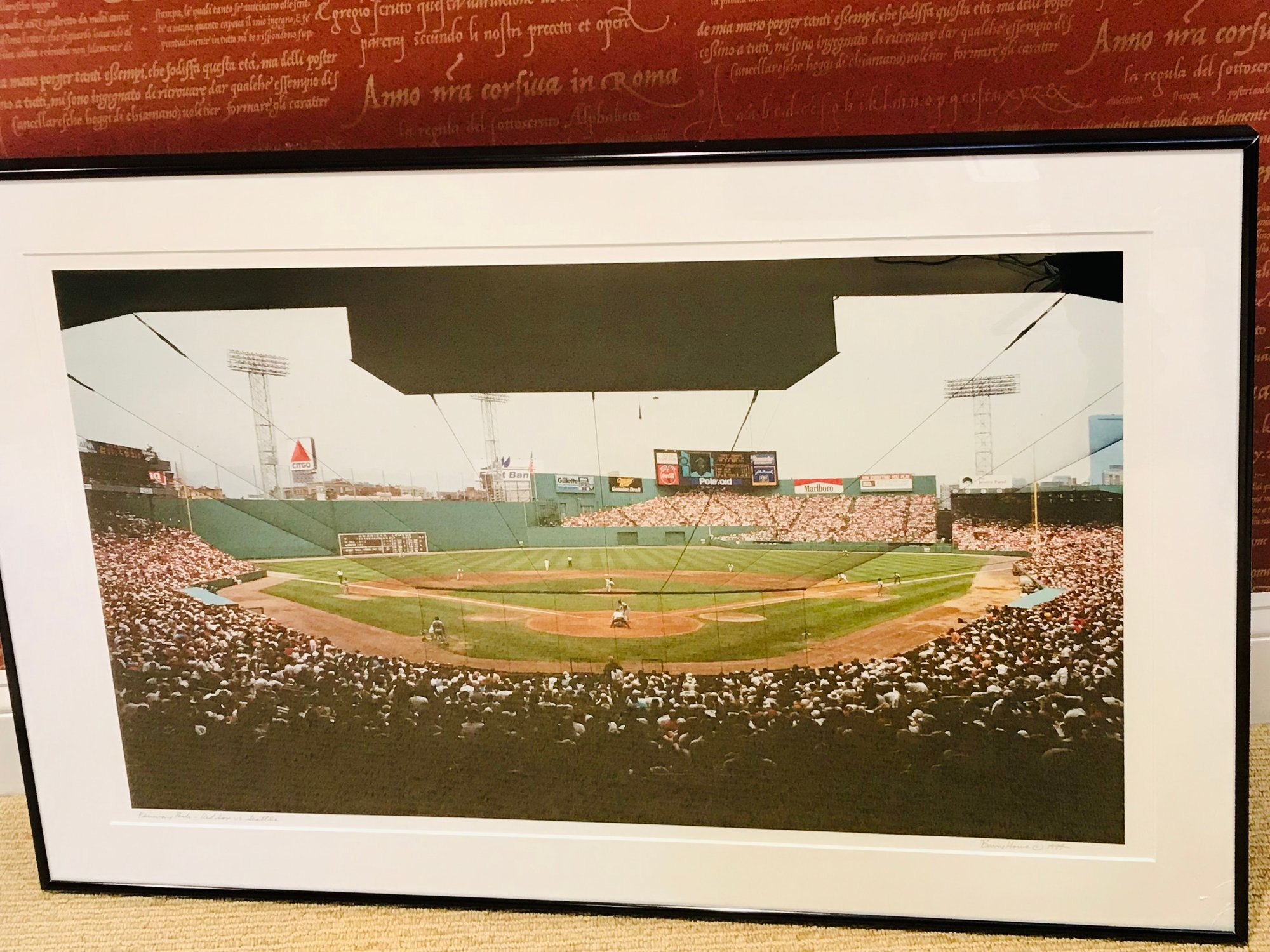 Barry Howe Signed Photo Of Fenway Park #2044306 | Auctionninja.com