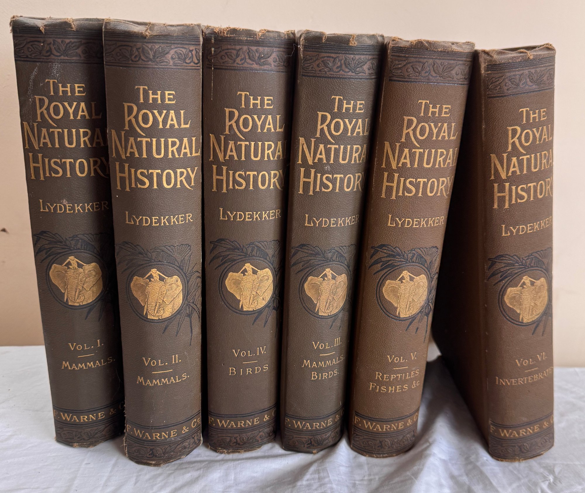 The Royal Natural History Books Volumes One Through Six #2231448 ...