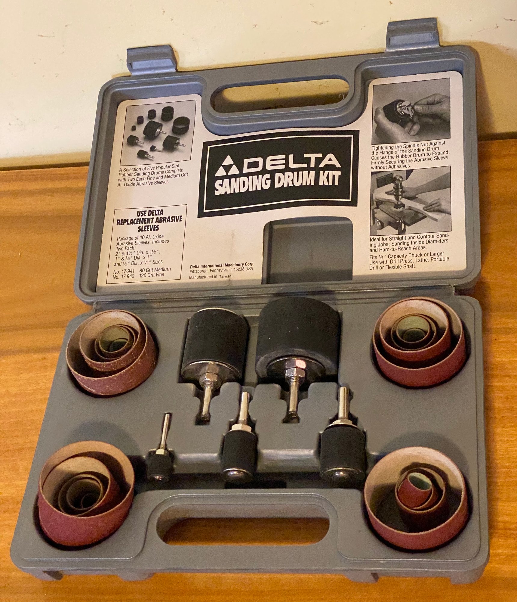 Delta Sanding Drum Kit #1912306 | Auctionninja.com