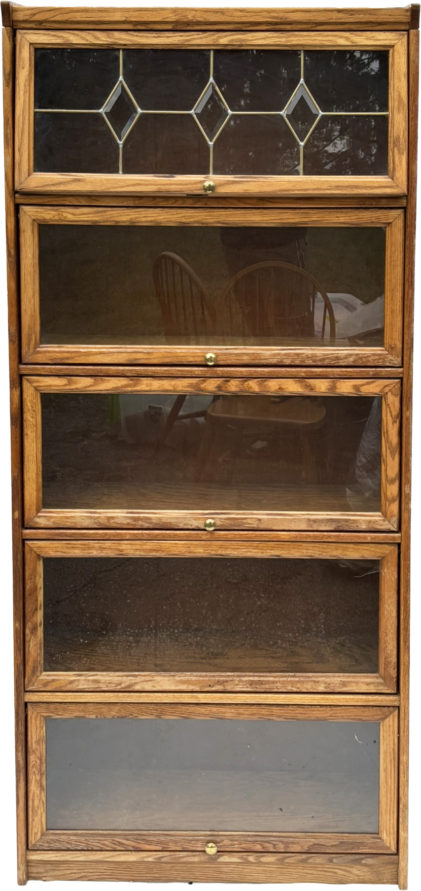 A Vintage Oak Barrister Case #2011994 | Auctionninja.com