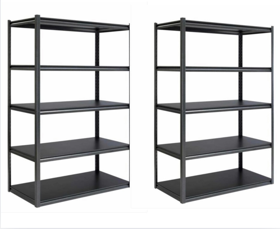 2 Whalen 72in 5-Shelf Steel Storage Rack #40844741 | Auctionninja.com