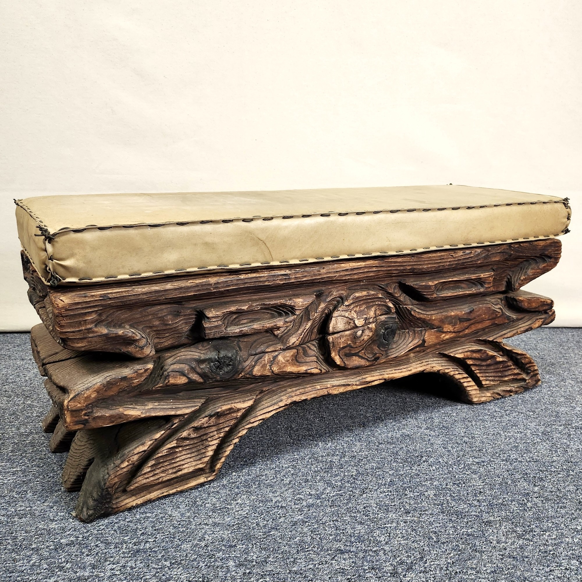 Vintage Witco Mid Century Bench #2042300 | Auctionninja.com