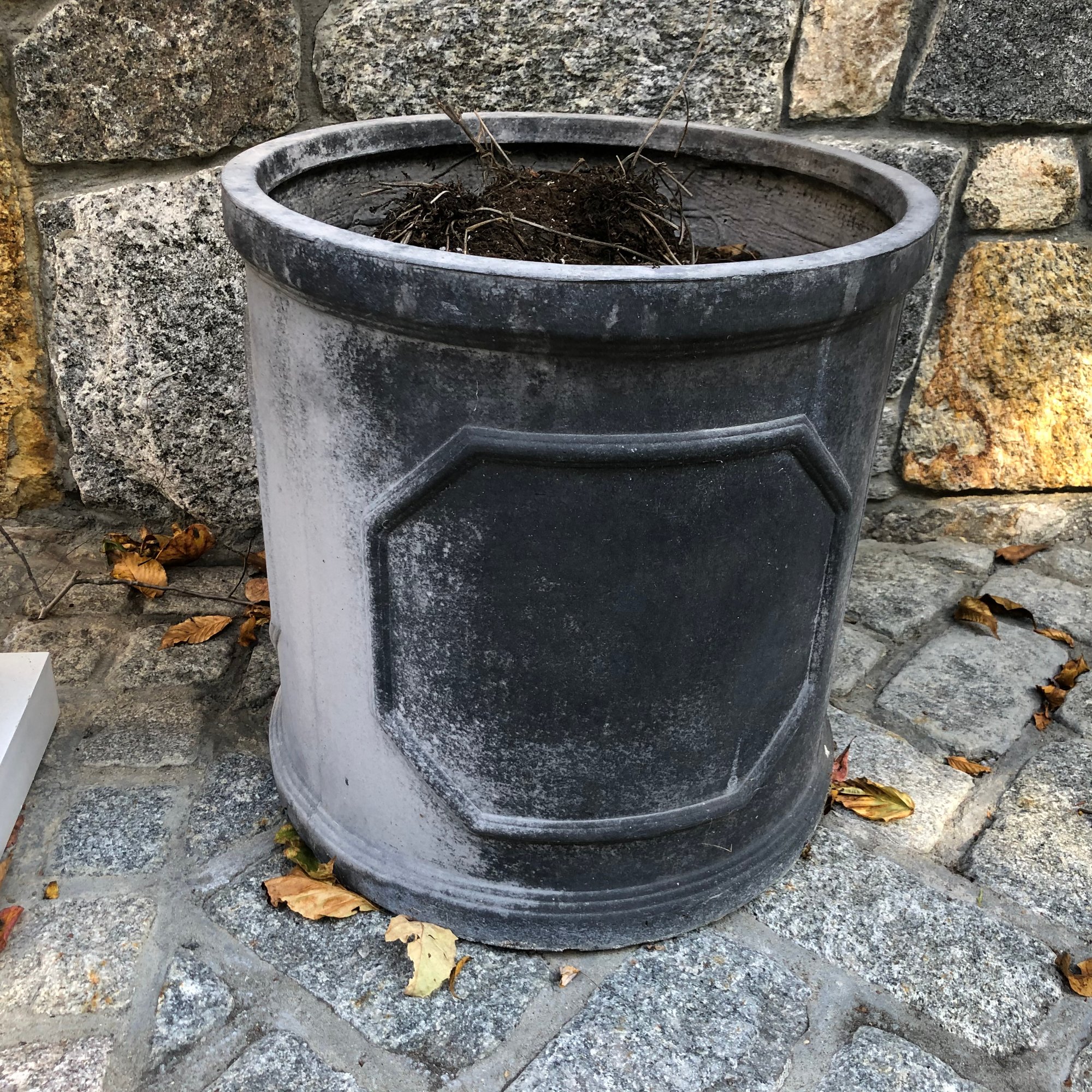 Lovely Vintage English Style Round Planter - Great Patina - Made Of ...