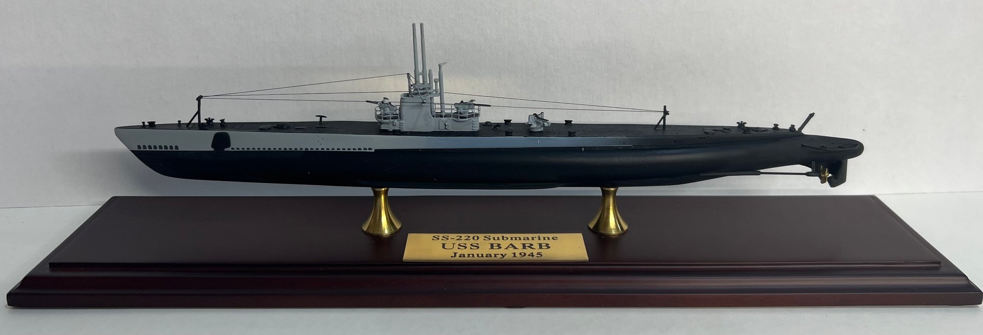 Danbury Mint SS-220 Submarine USS BARB January 1945 Model Statue ...