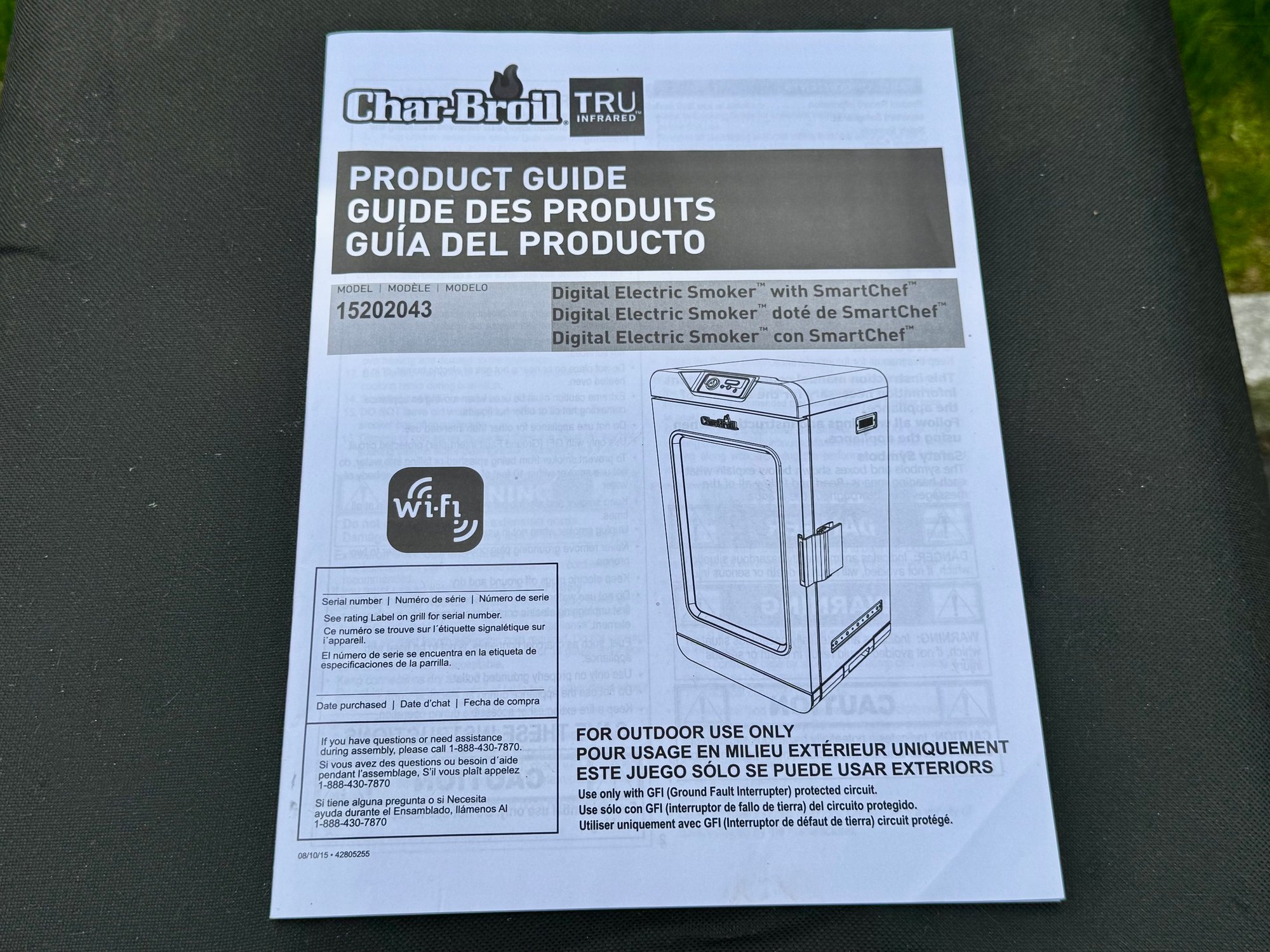 Char-Broil Digital Electric Smoker With Smart Chef (Model 15202043 ...