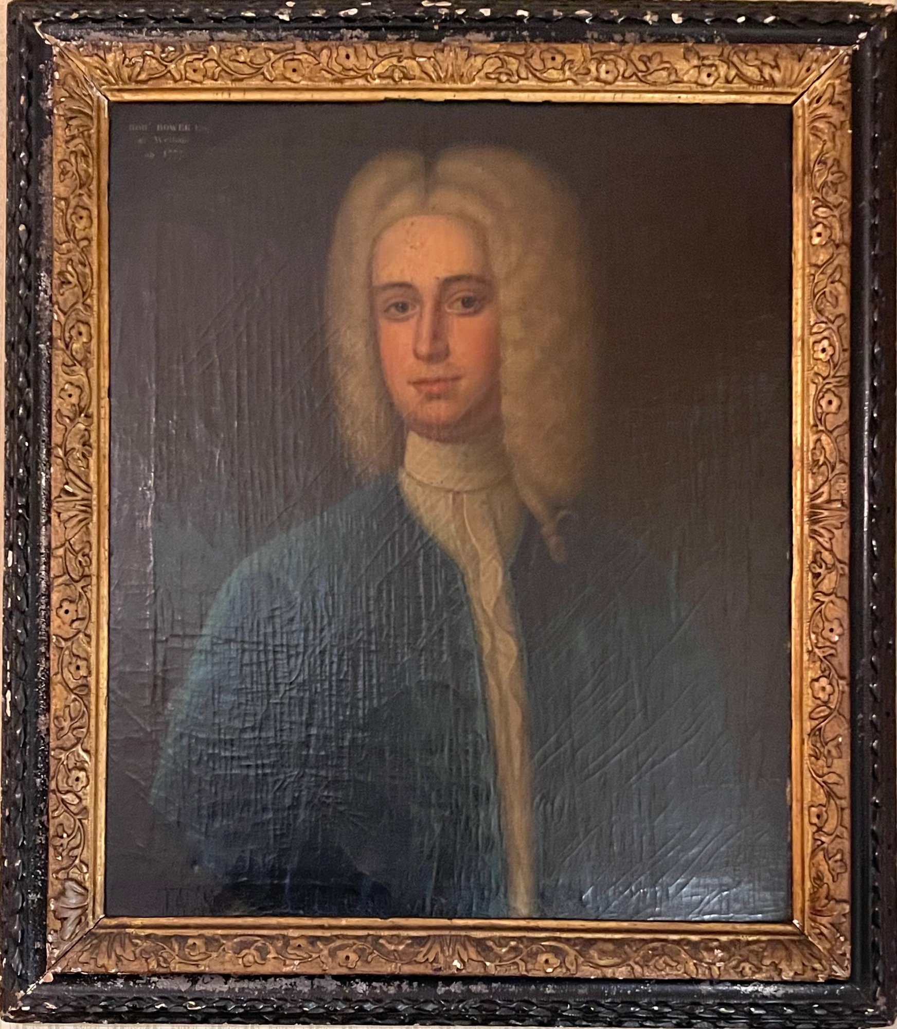 18th Century English School Portrait Of Rob Bower Esq Of Welham Oil On ...