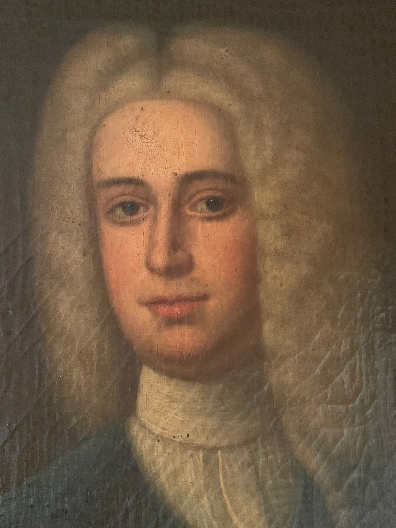 18th Century English School Portrait Of Rob Bower Esq Of Welham Oil On ...