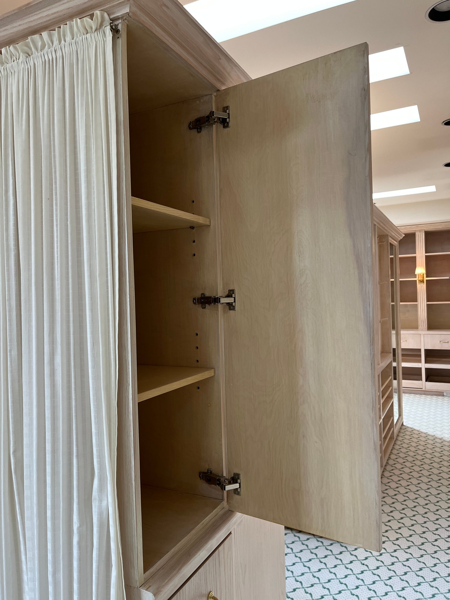 A 56" Wide Custom Crafted Stand Alone Multi Cubby - Hamper - Cabinets ...