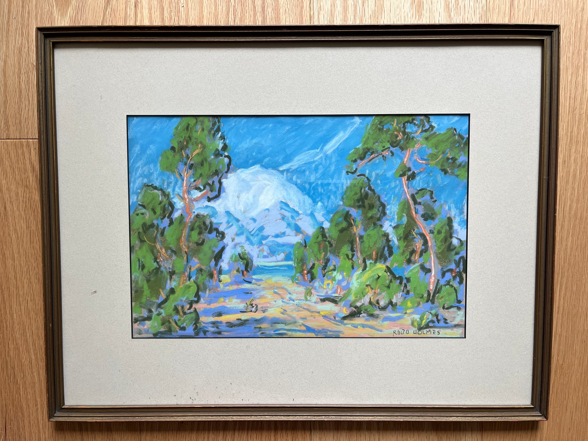 An Original Pastel On Paper - Signed Ralph Holmes #40796119 ...