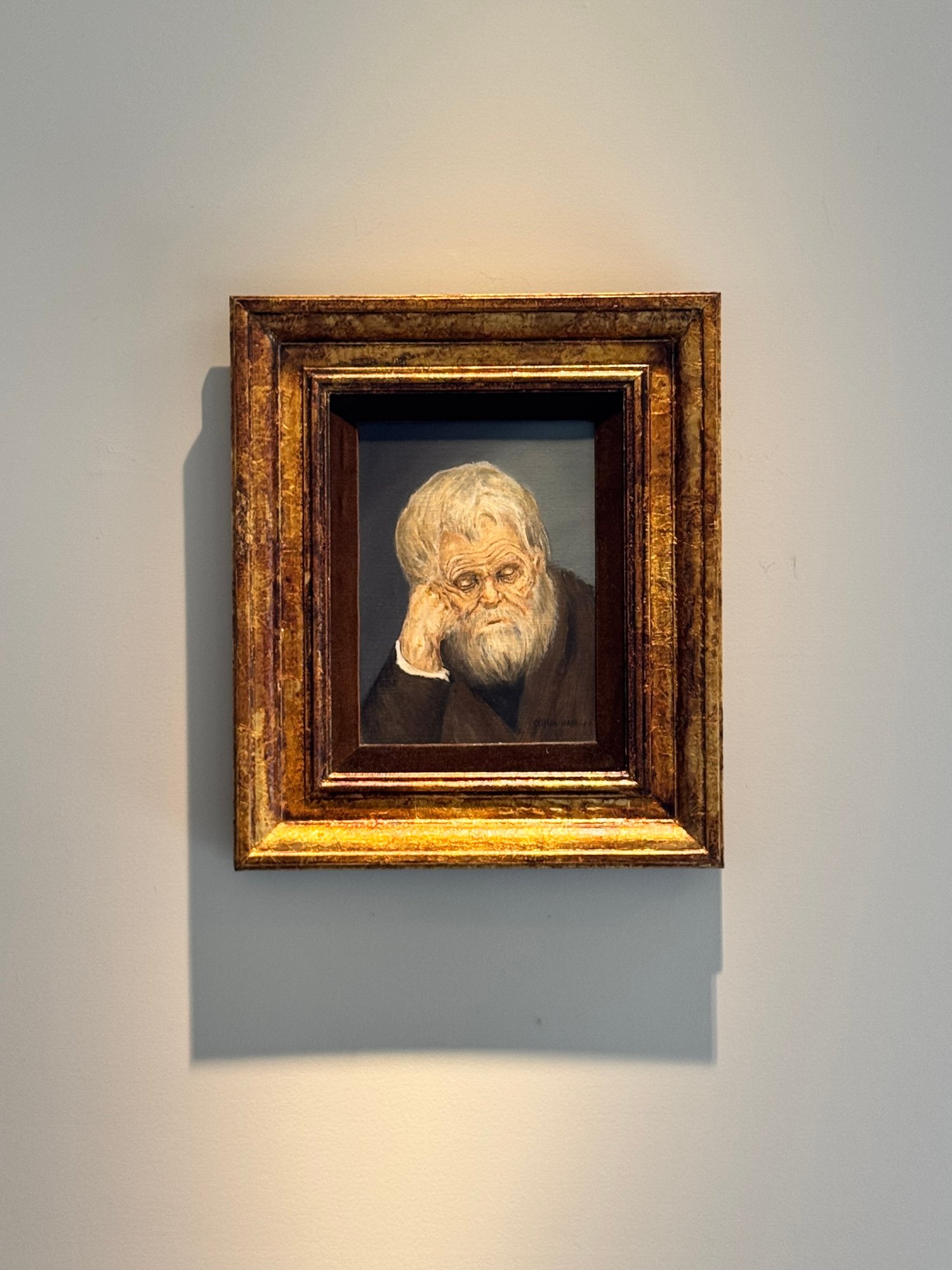 "Contemplating Time" Clifton Hofa Oil Painting 1967 #2251129 ...
